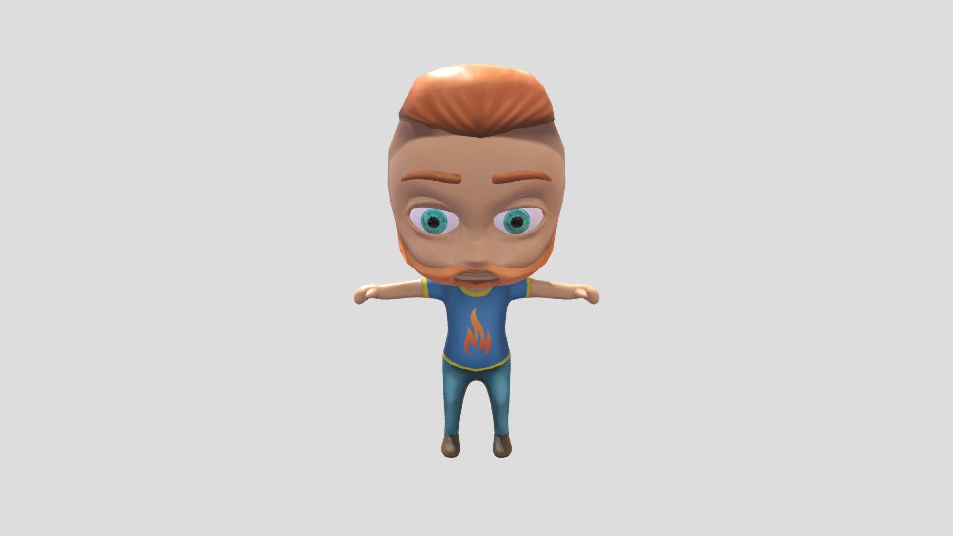 Game optimized chibi character. - Download Free 3D model by stefan ...