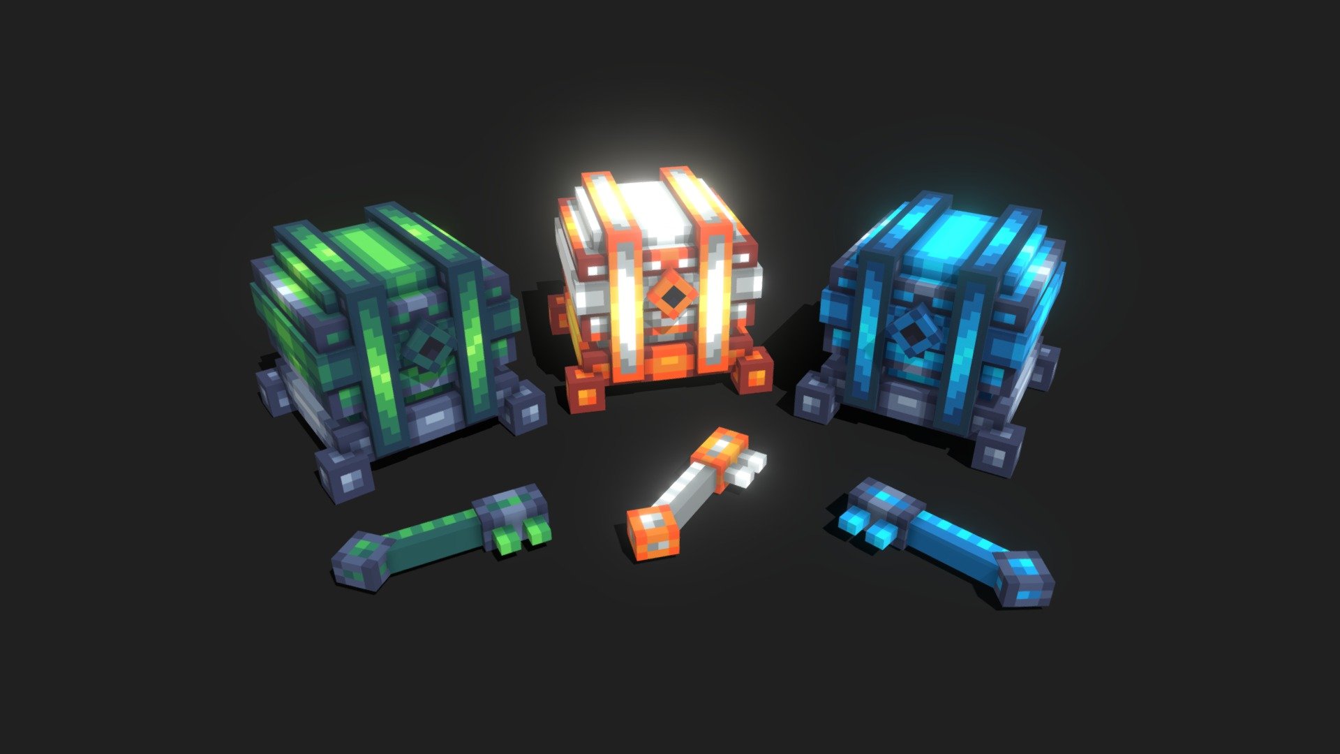 Chest Pack v1 - 3D model by Polygony (@polygonymc) [65bfb3c] - Sketchfab