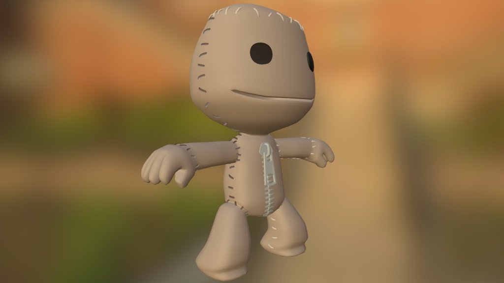 Sack Boy W.I.P. - 3D model by kzinnemers [65c04b1] - Sketchfab