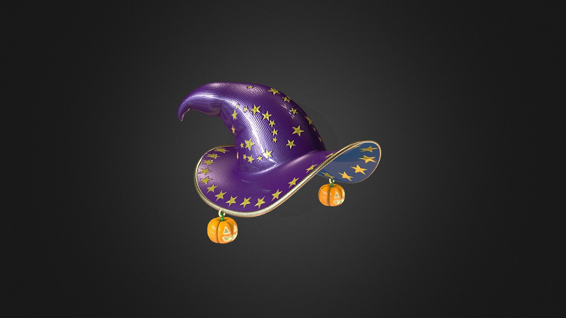witch_hat_16.c4d - 3D model by harrychen [65c2f94] - Sketchfab