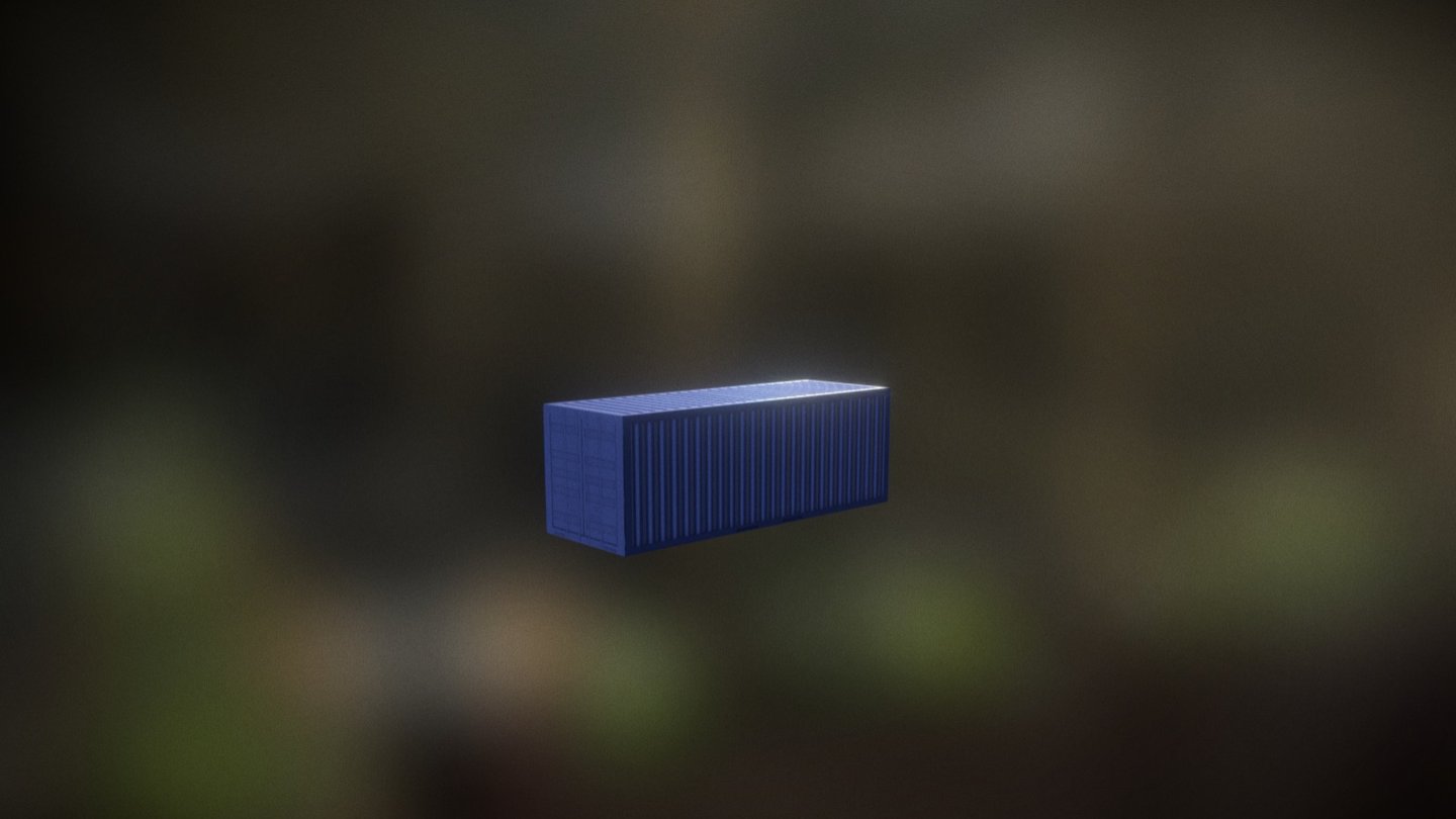 Over low poly container - 3D model by zhezhela [65c3066] - Sketchfab