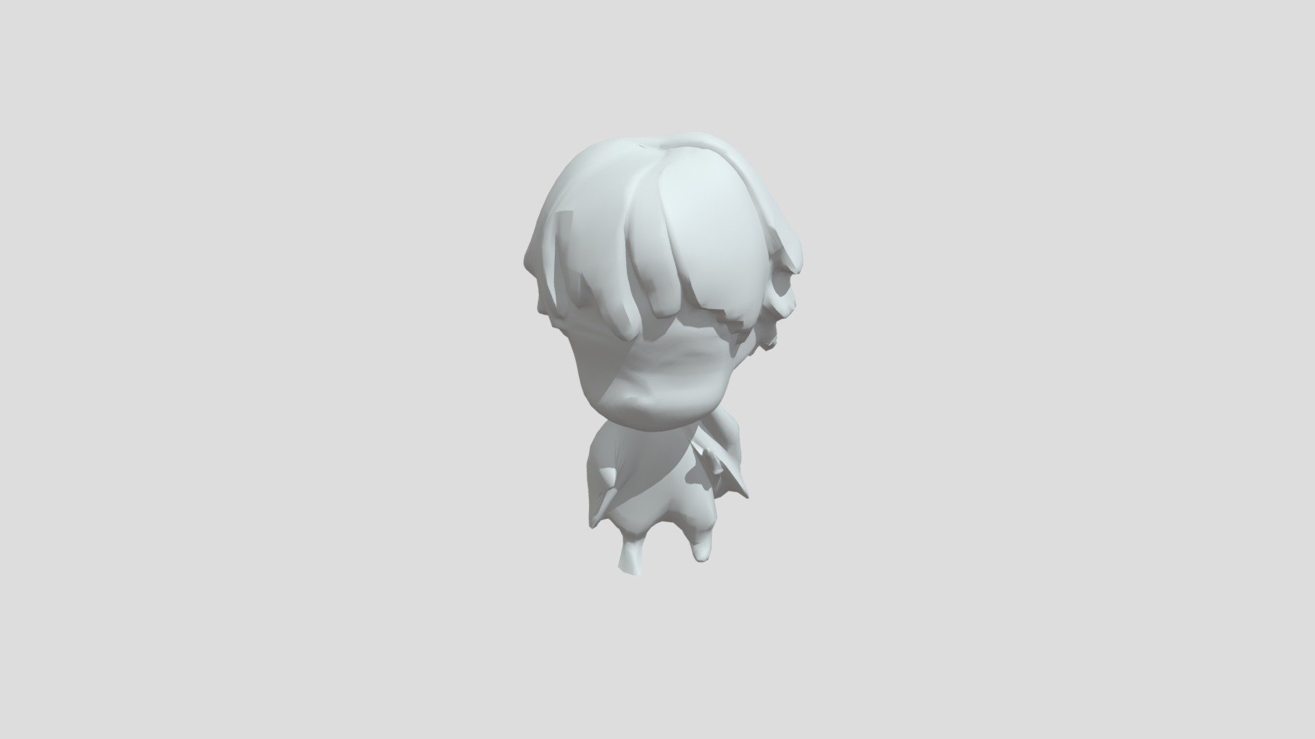 retopology zenitsu - 3D model by Nuengruethai [65c328d] - Sketchfab