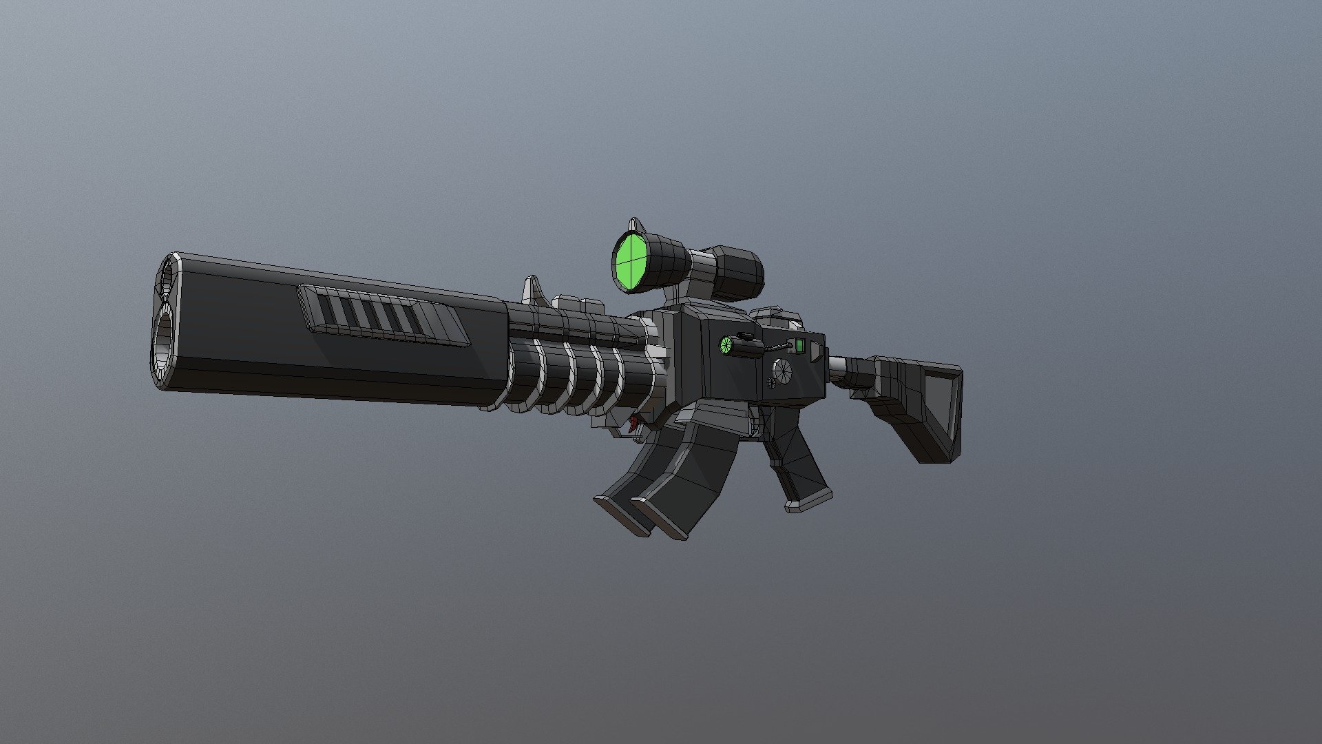 Double-Mag Rifle - 3D model by Adnan Patel (@Adnonymous5) [65c43f3 ...