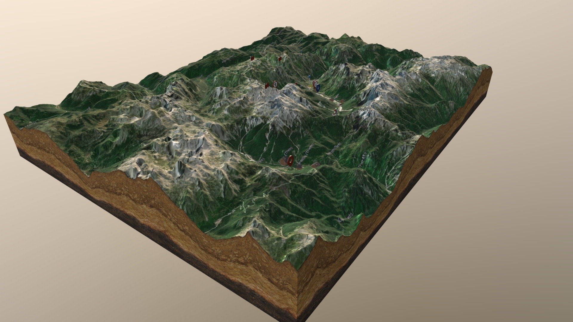 3D- Map - 3D model by Jurgent [65c4d13] - Sketchfab