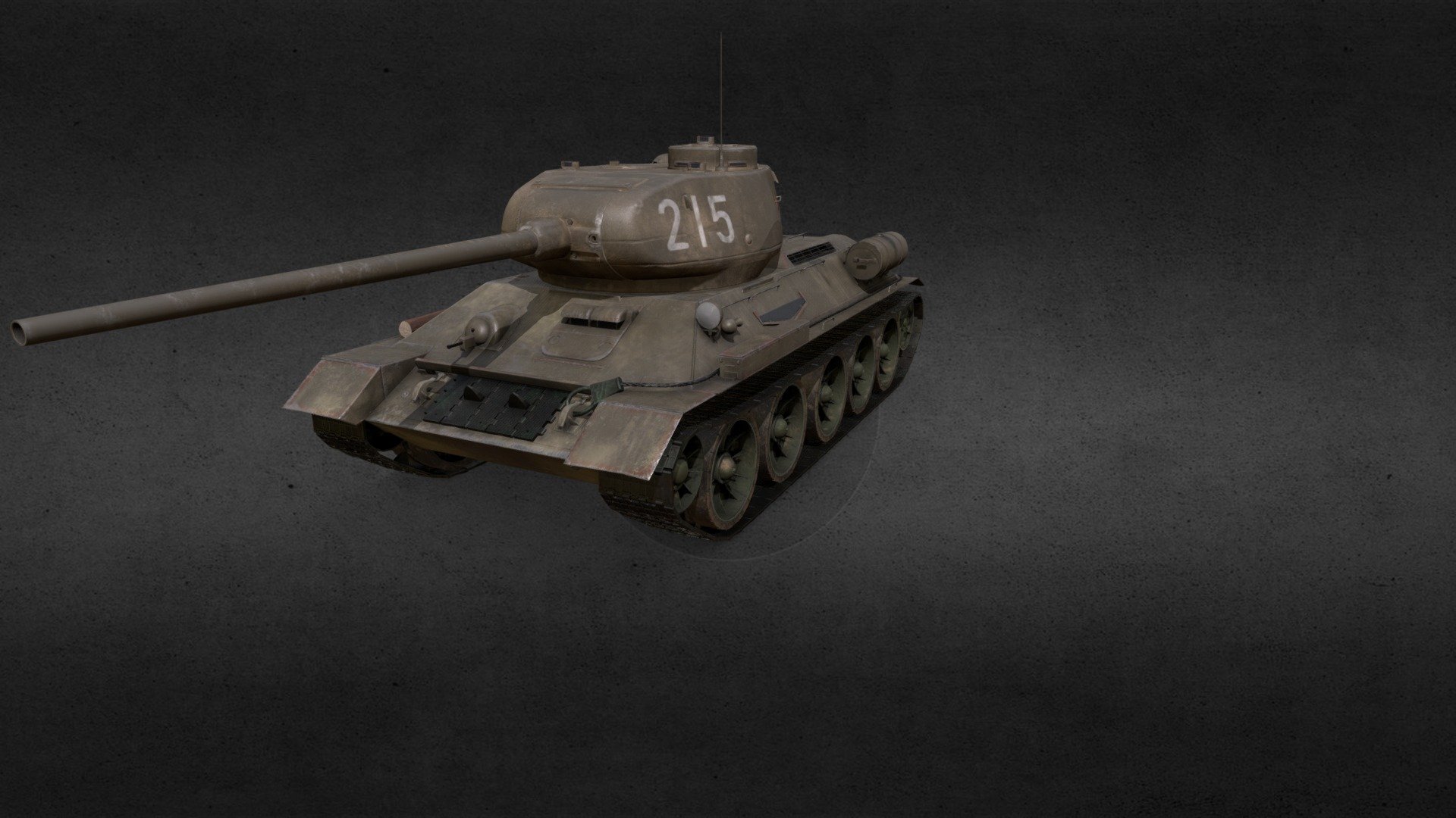 T-34-85 - 3D model by G24601 [65c4edb] - Sketchfab