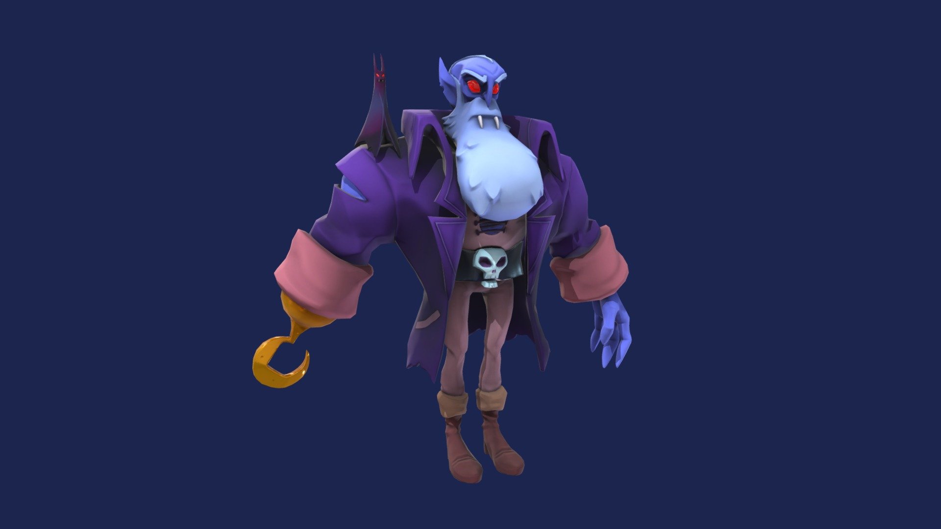 Pirat-vampire - 3D model by Marat Ismagilov (@maratismagilov) [65c55c2 ...