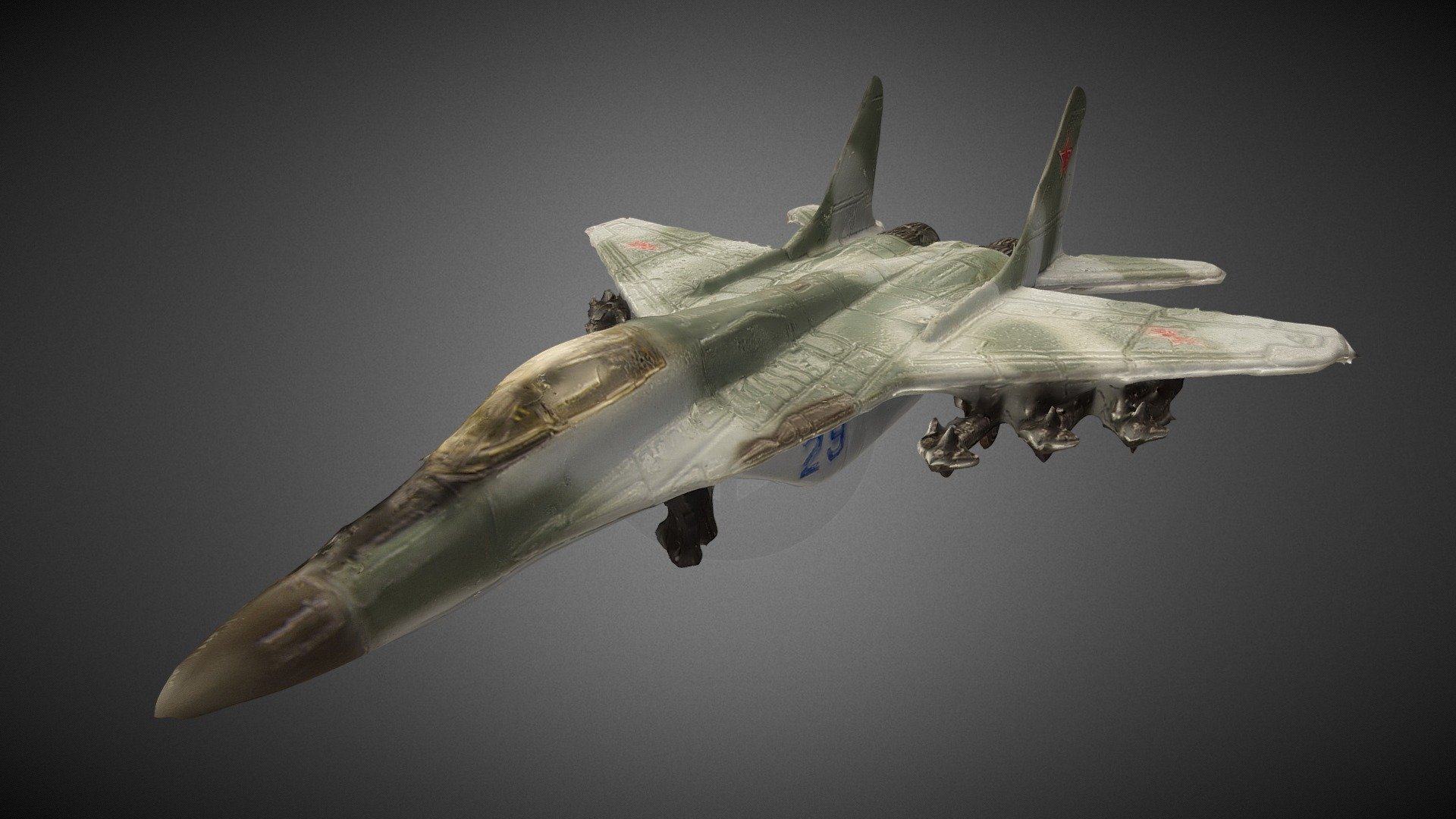 MiG-29 Fulcrum - Buy Royalty Free 3D model by johnnokomis [65c81a0 ...