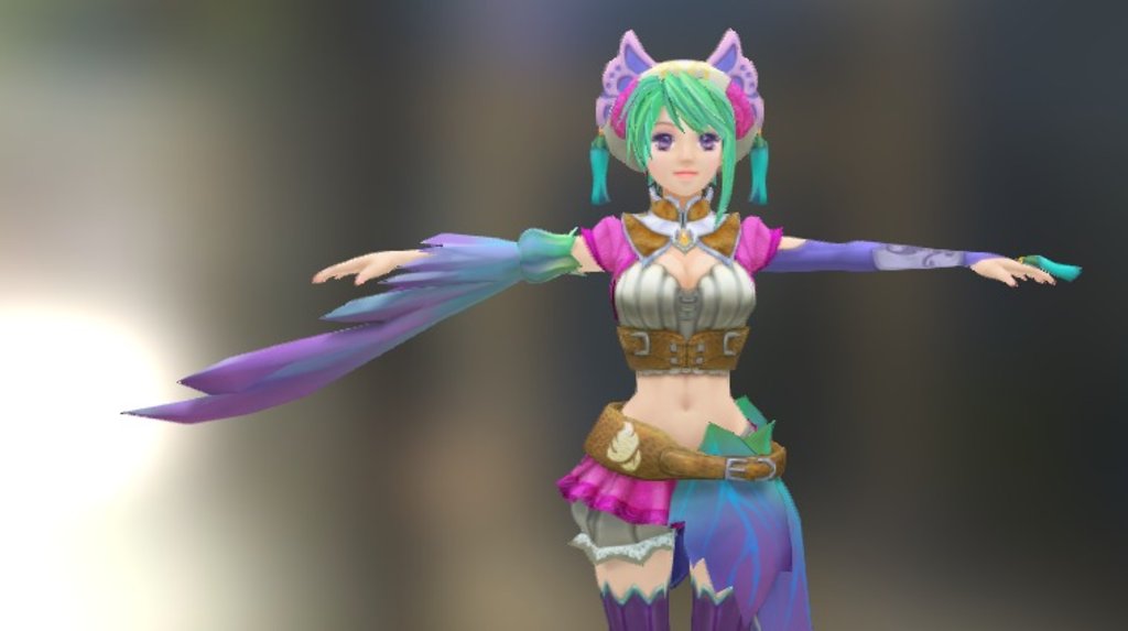 Princess Sha Xia - 3D model by anonion [65c87c5] - Sketchfab