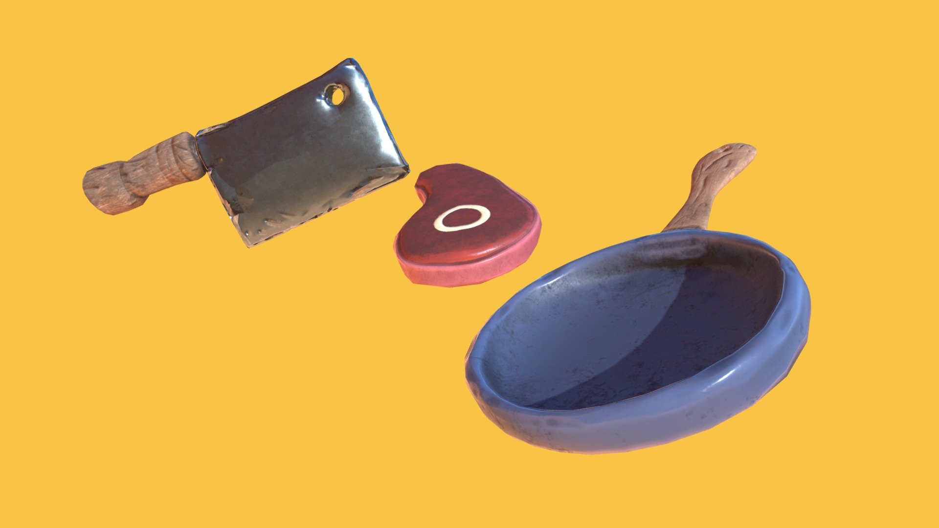 Kitchen Props - Download Free 3D model by BenAldJu [65c8a41] - Sketchfab
