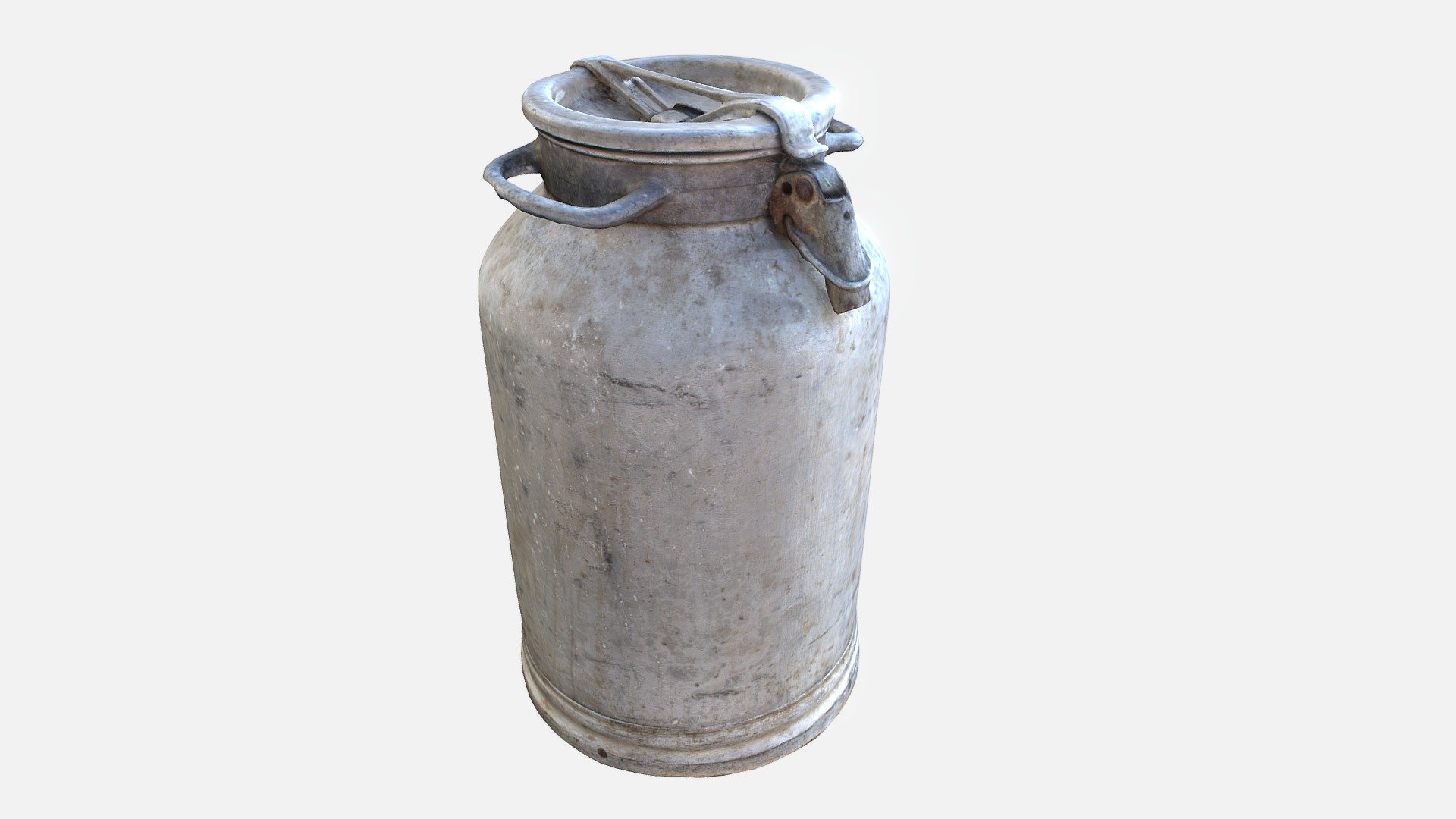 Old Aluminum Flask - 3D model by yelaman.arts (@elamanbolushan ...