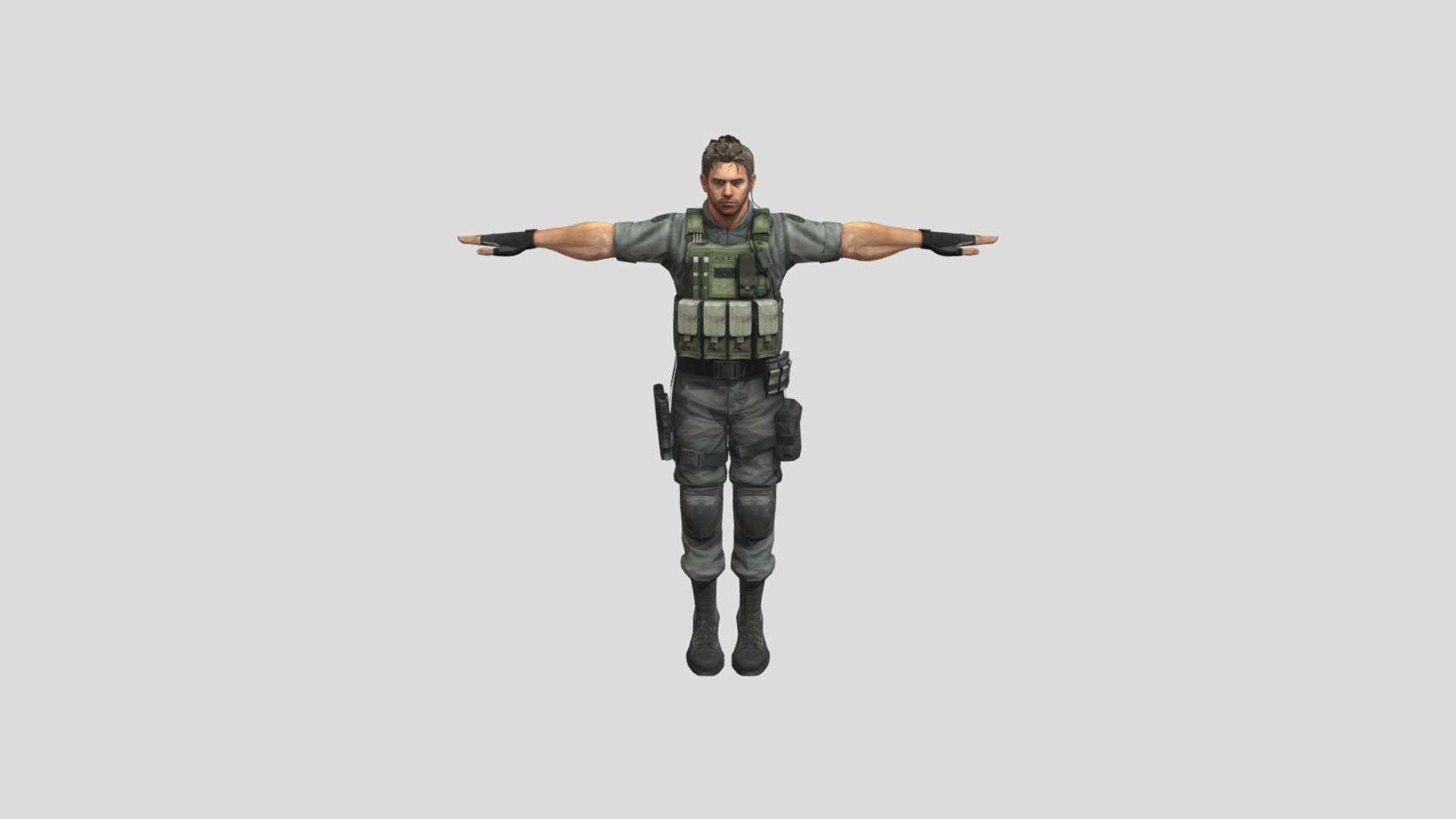 Chris Redfield - Download Free 3D model by Slammiio [65c982b] - Sketchfab