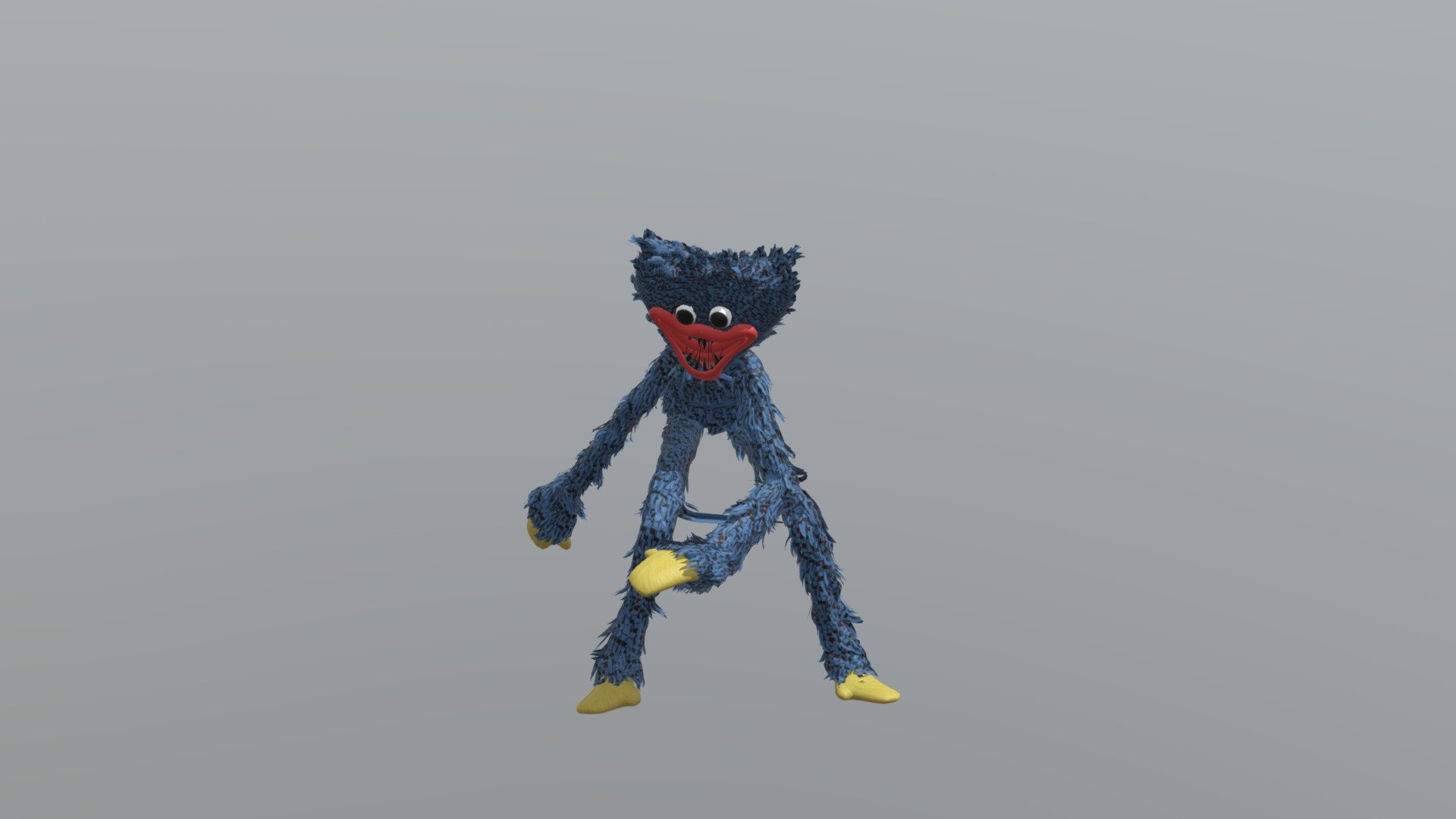 Zombie Kicking huggy wuggy - Download Free 3D model by Mixamo ...