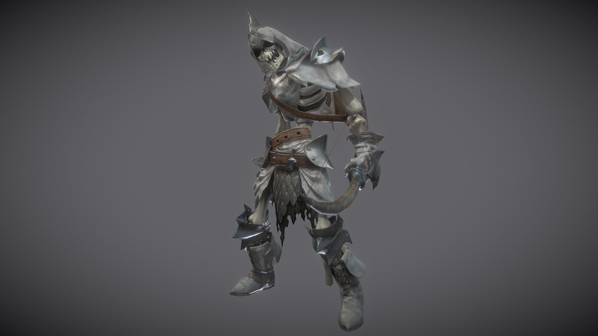 Skeleton archer (^_^) - 3D model by Snark (@snarkstore) [65cf5f9 ...