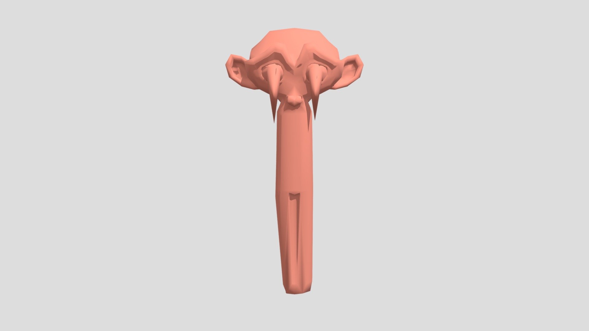 dead monkey - 3D model by arcade aura (@chand_the_game_maker) [65cfea3 ...
