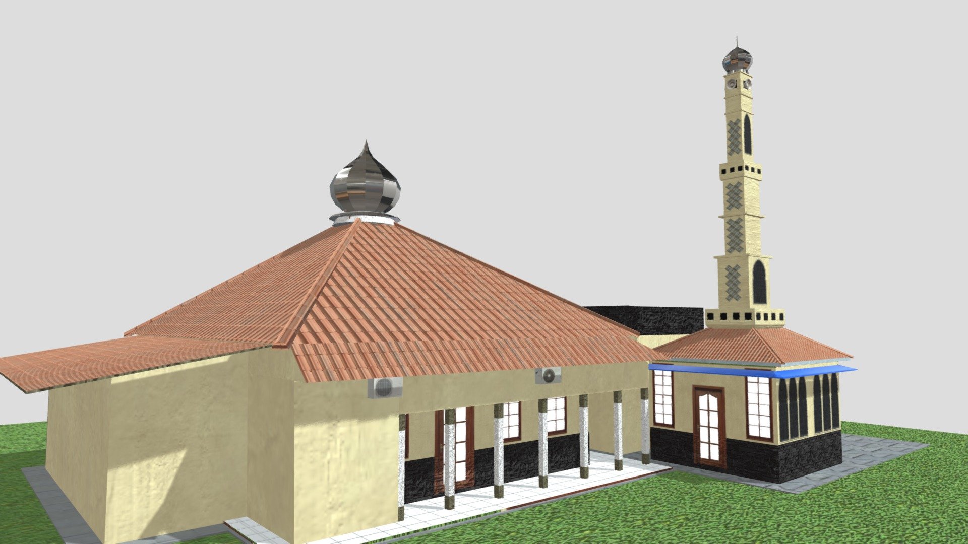 Small Mosque - Download Free 3D model by sakigakefuruzawa [65d2a87 ...