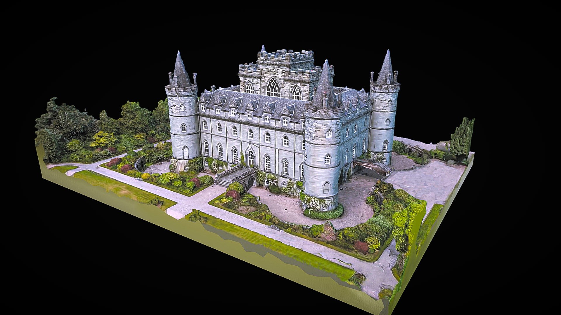 Inveraray Castle - Buy Royalty Free 3D model by LZCreation (@jmch ...