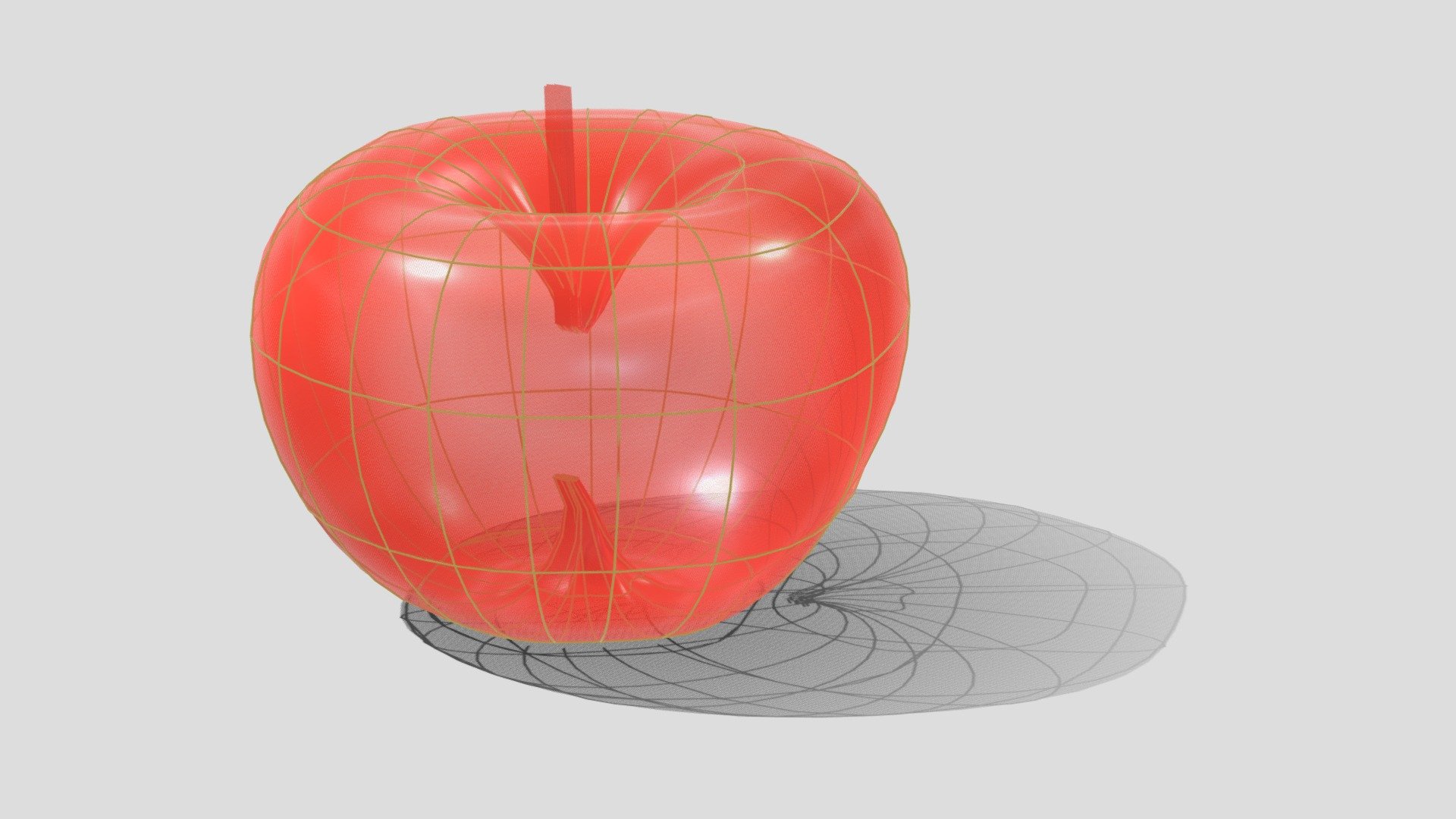 Mela geometrica-con gambo - Download Free 3D model by rosaliarenda ...