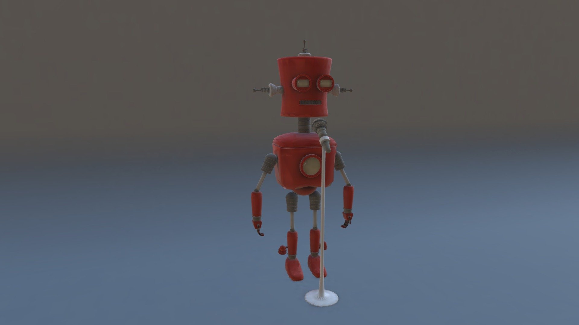 Robot Sing - 3D model by Himanshu Verma (@hverma789) [65d5c46] - Sketchfab