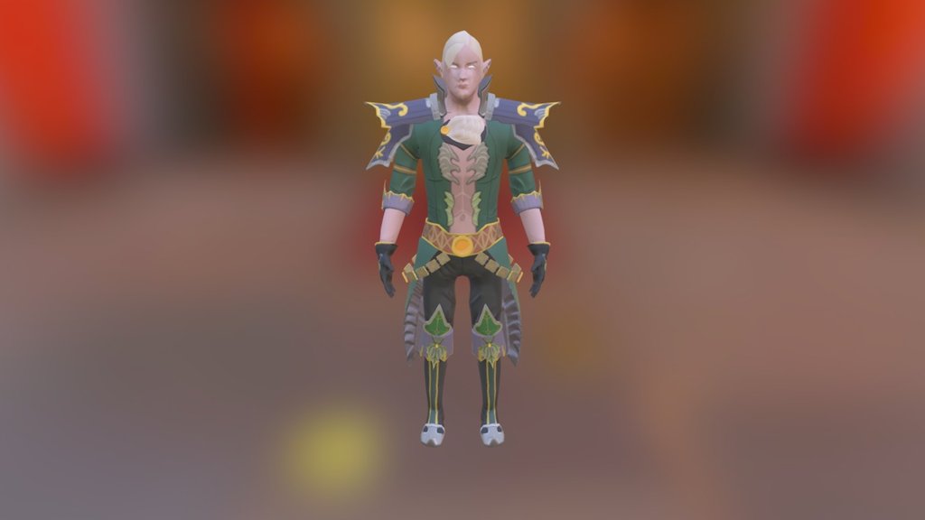 Elf Model Textured - 3D model by Ogustim [65d734e] - Sketchfab