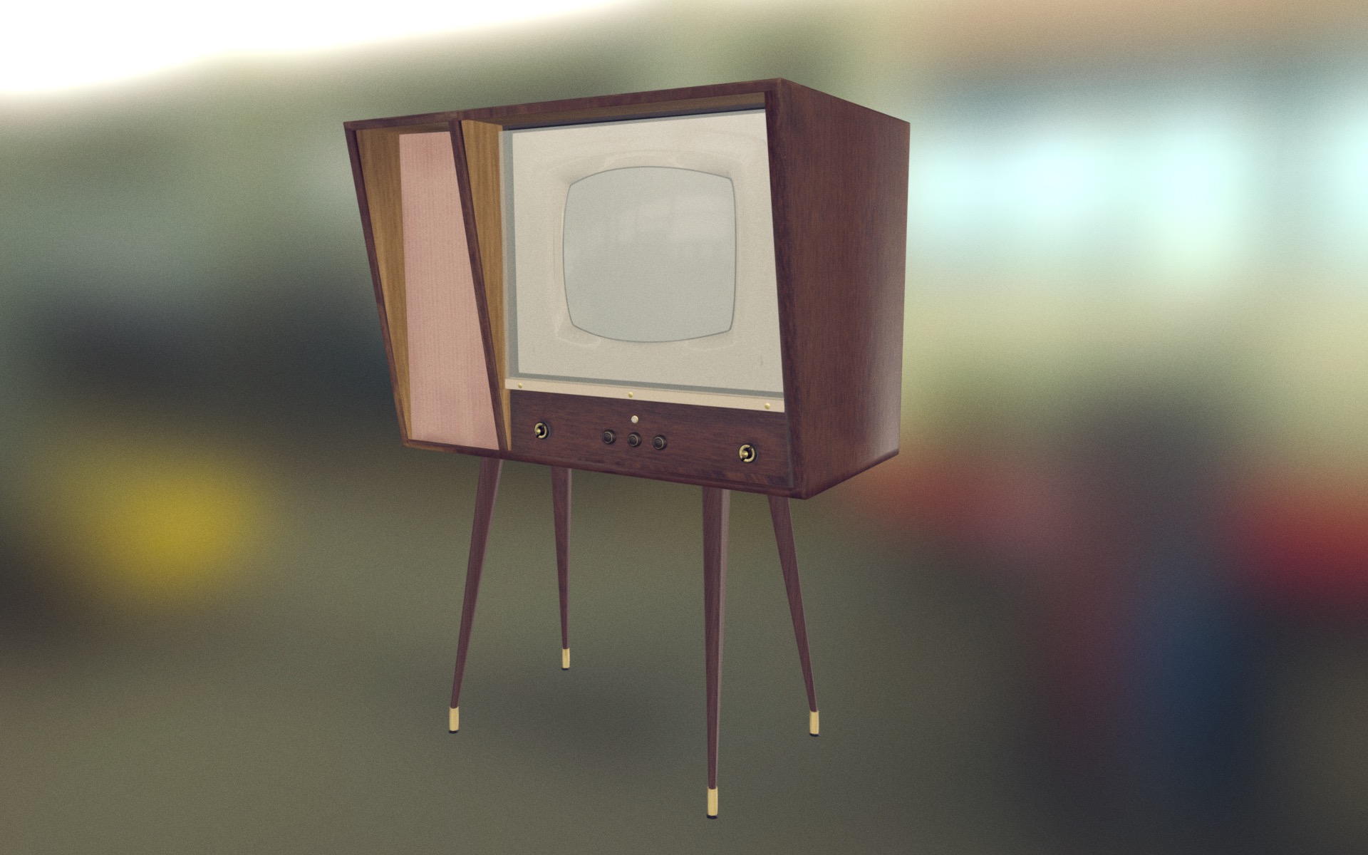 Old TV - 3D model by Paulina (@paulina.s) [65d757d] - Sketchfab