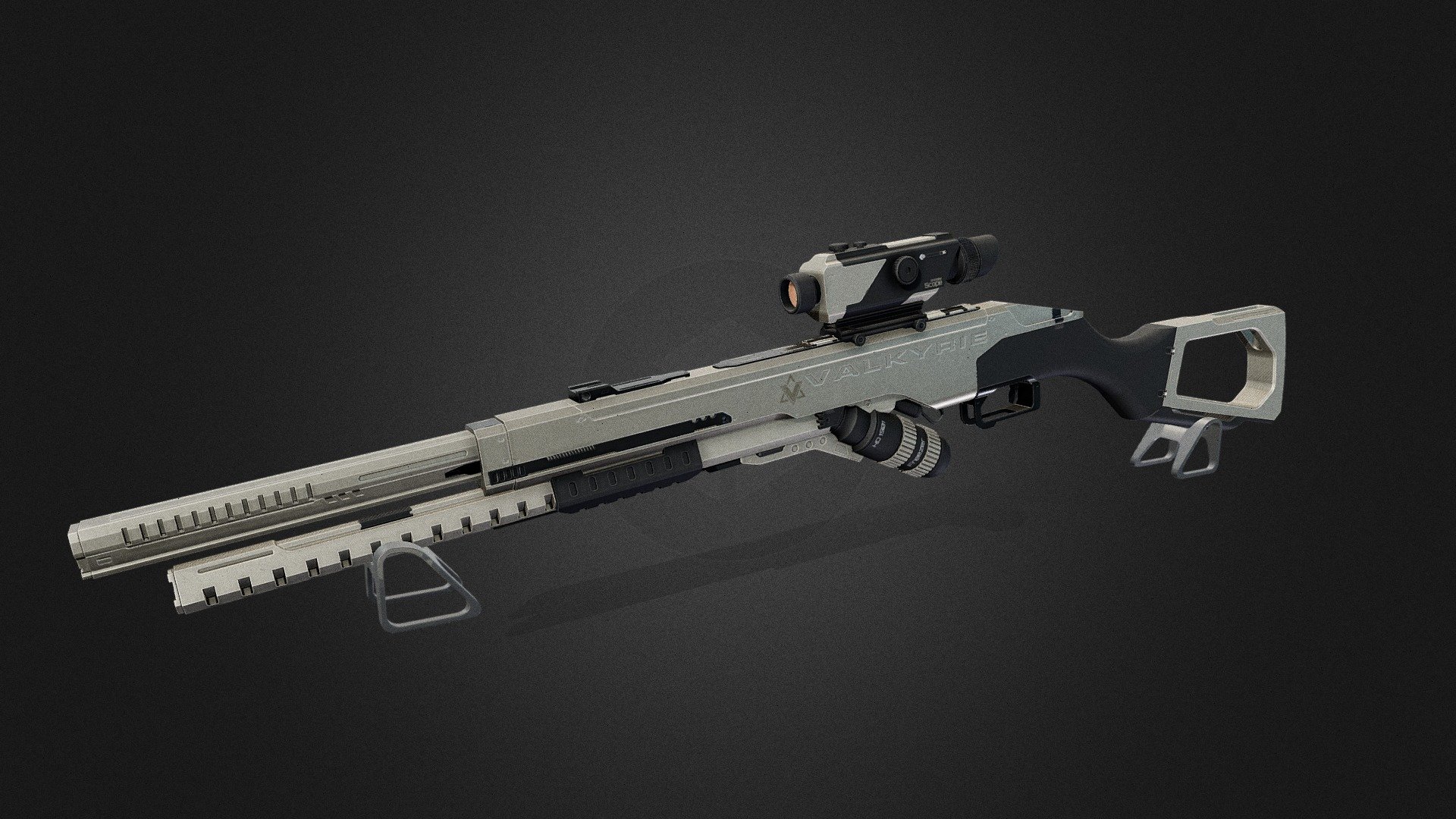 Gun VALKYRIE HD1901 - Download Free 3D model by BlackMike [65d7cc4 ...