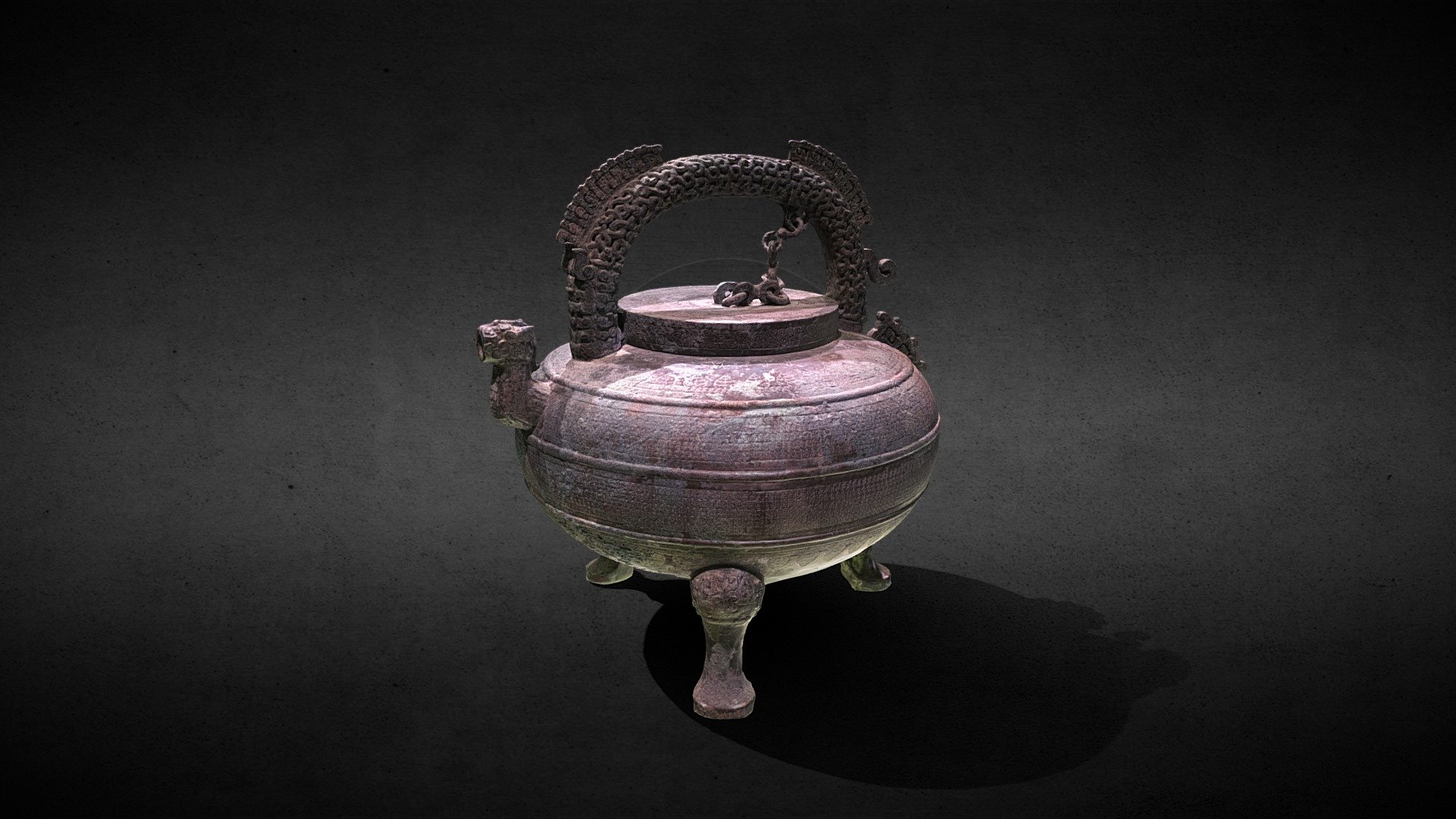 HE (Wine Vessel) OF FU CHAI,KING OF WU STATE - 3D model by Tigershill ...