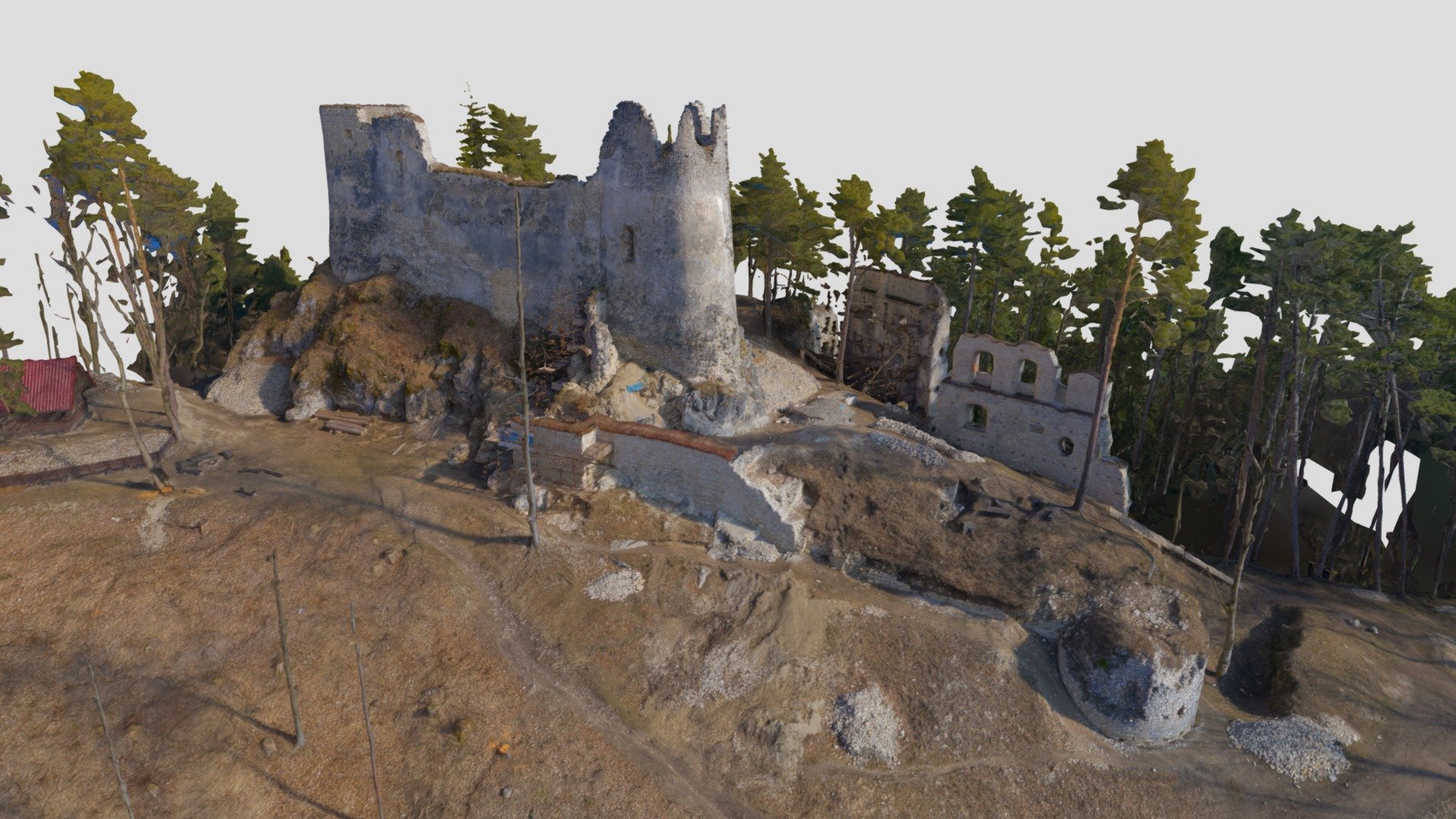 Hrad Blatnica - 3D model by Múzeum Historických Budov ...