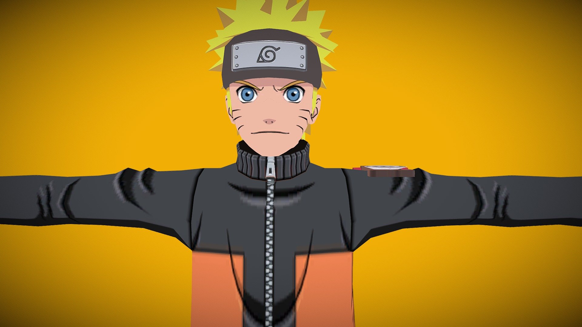 Naruto (Naruto) t pose - 3D model by Kevin (@Jujutsu_kaisen) [65d9473 ...