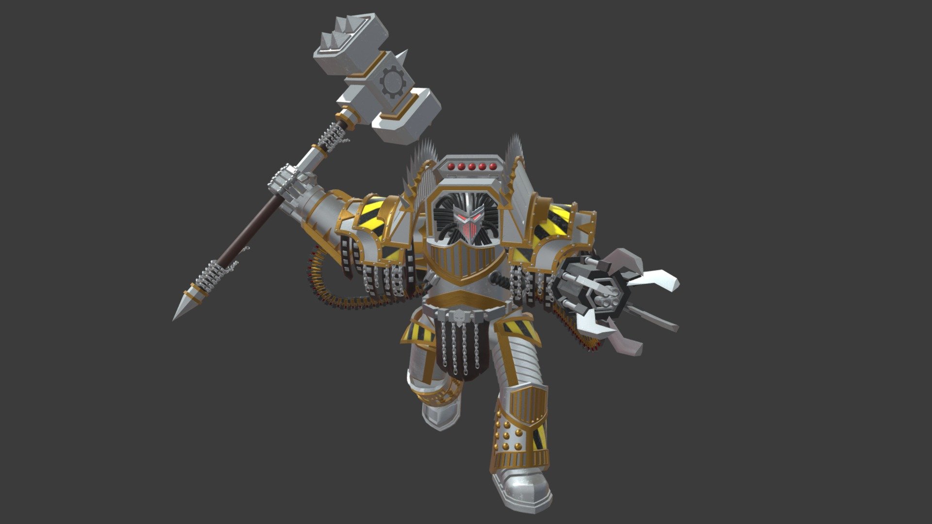 Perturabo Demon Primarch - 3D model by Kayne (@doodykayne) [65dd1d4 ...