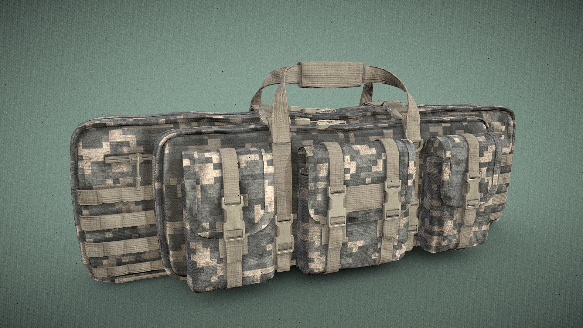 Tactical Military-Rifle Bag - Download Free 3D model by Neslihan Çakmak ...