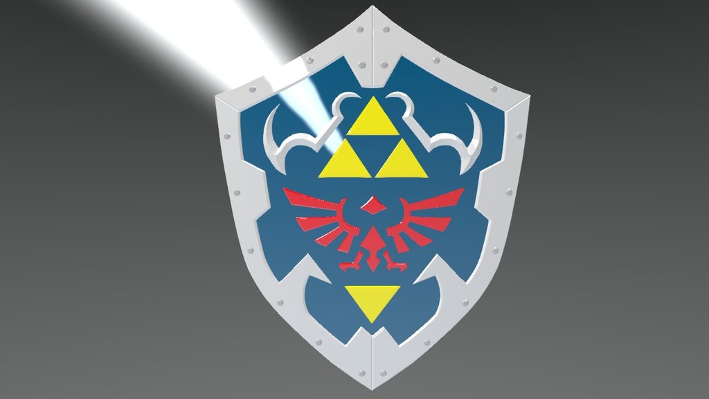 Hyrule Shield - Ocarina of Time - 3D model by zodaklatino [65dd67e ...