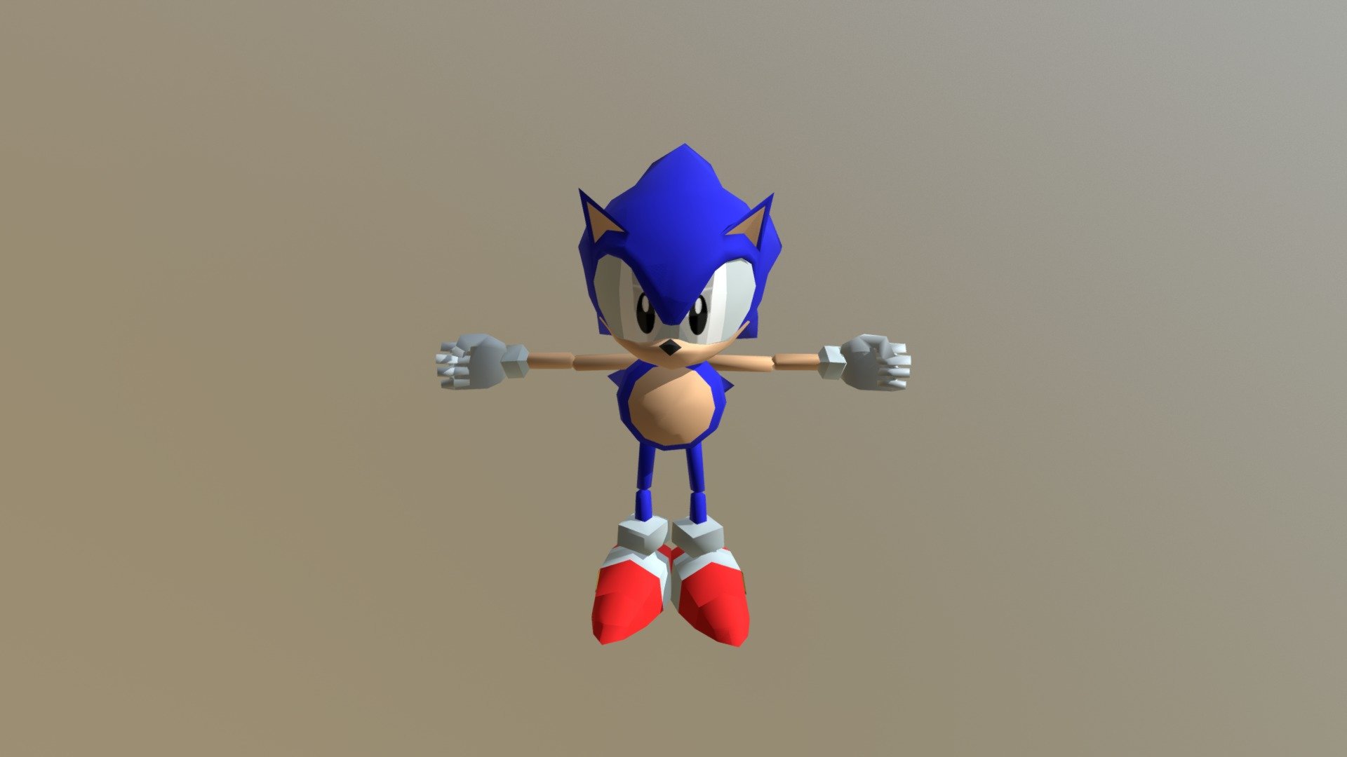Sonic Fighter Model - 3D model by MEGAPUNK [65ded83] - Sketchfab