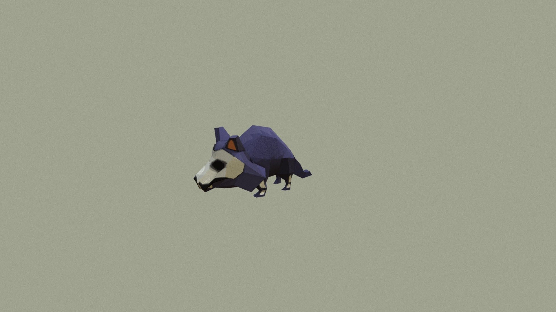 Low poly - Zombie Wolf - 3D model by sima.elisabeta [65dedfb] - Sketchfab
