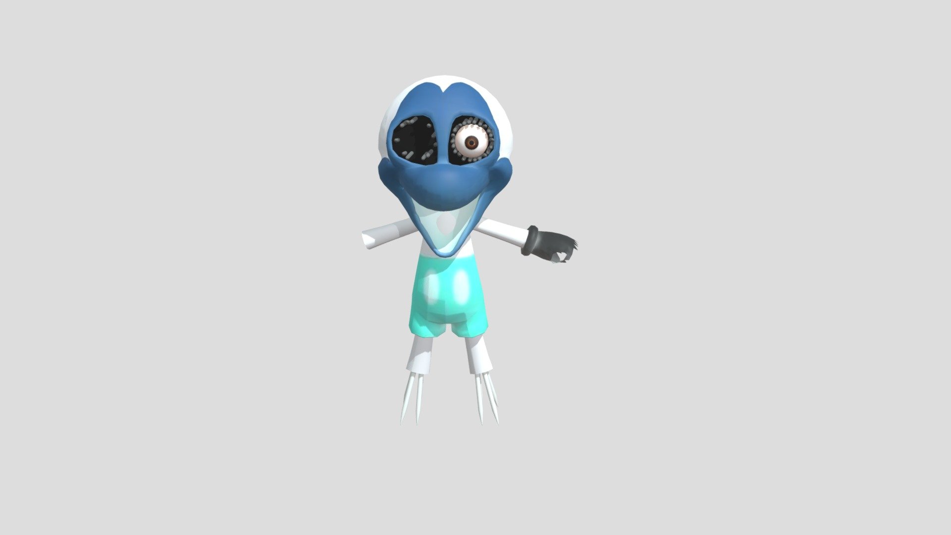 ADI 2.0: Nightmare P.N Mickey (Fully rigged) - Download Free 3D model ...