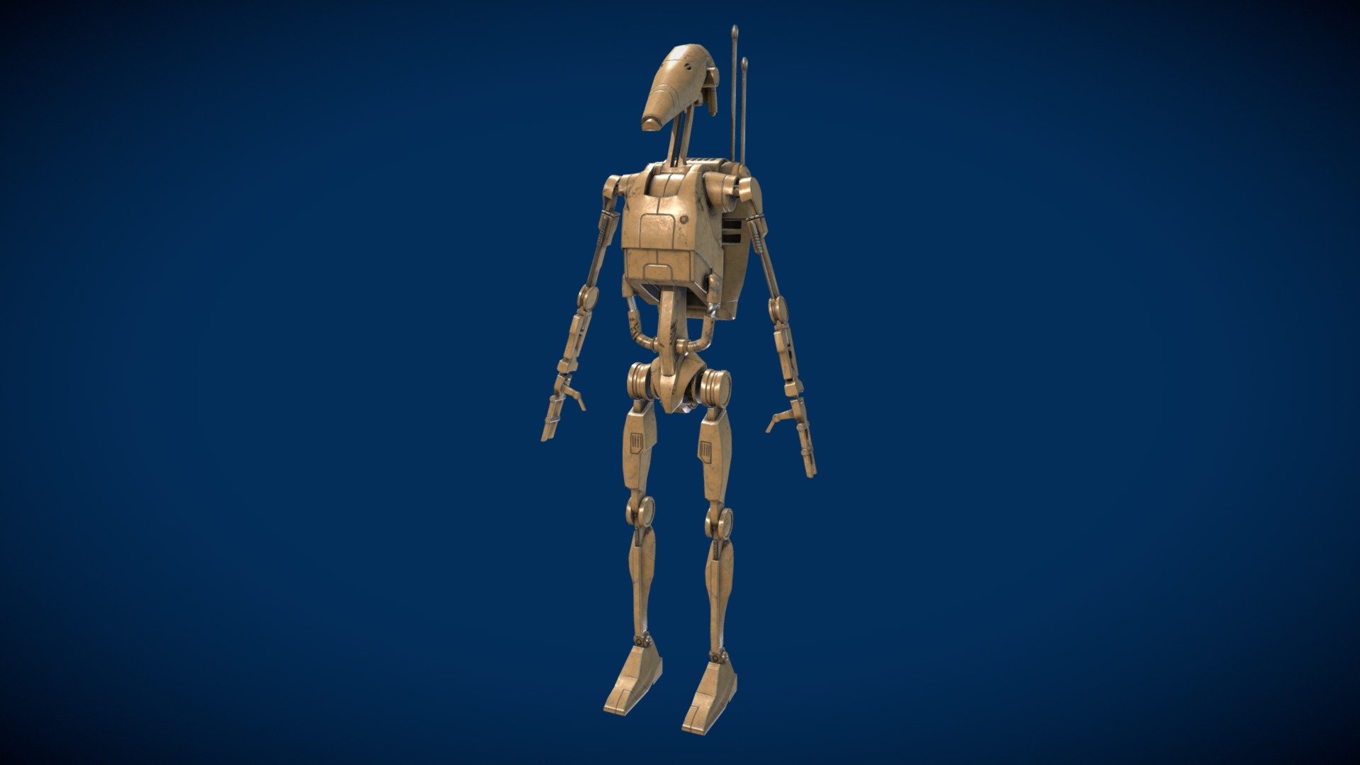 B1 Battledroid (Unrigged) - 3D model by Sean Lack (@MomentarilyEpic ...