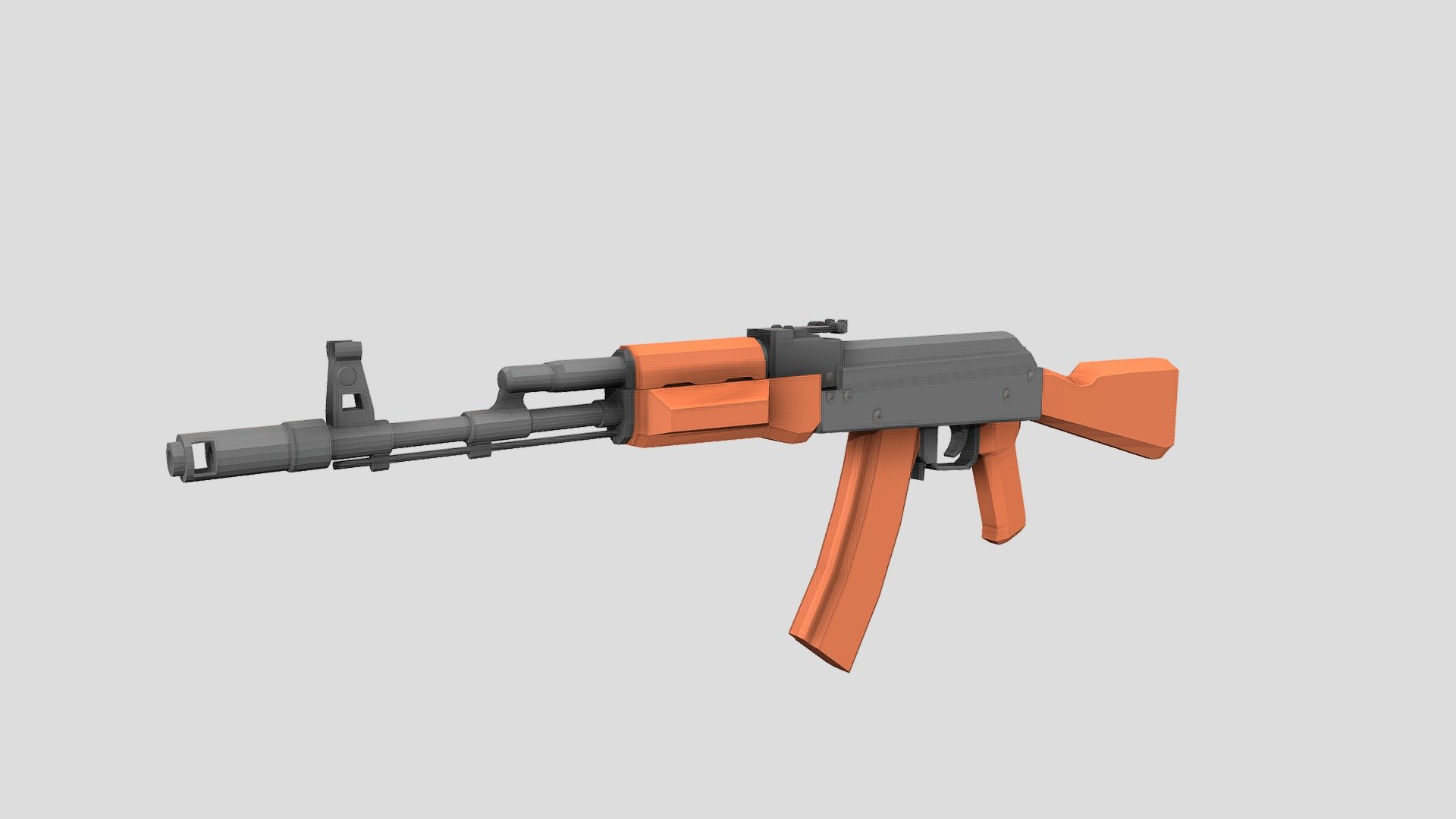 AK 74 - Download Free 3D model by InnocentBaraka [65e14bf] - Sketchfab
