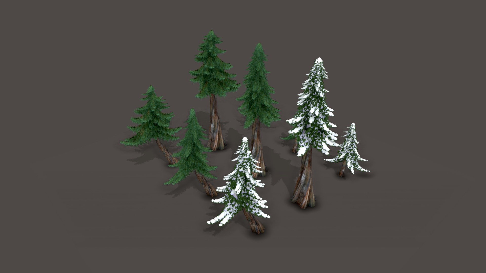 Tree Kit Game Ready - Buy Royalty Free 3D model by Stewart MacLean ...