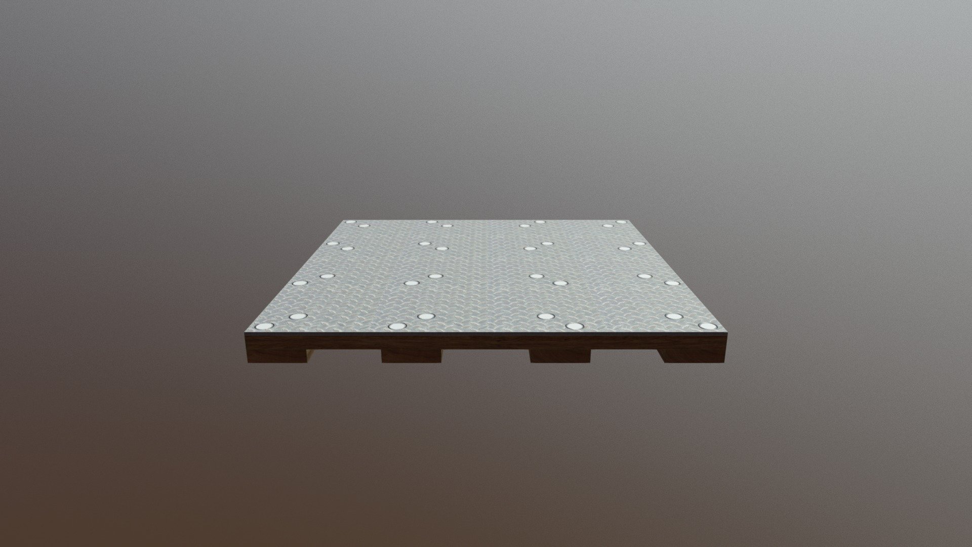 Steel-topped pallet - 3D model by nic-hartley [65e3a59] - Sketchfab