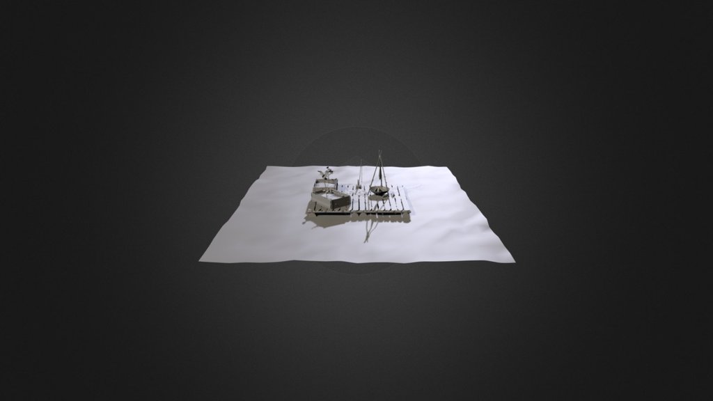 Raft Survival Example - 3D model by goldenpants [65e4467] - Sketchfab