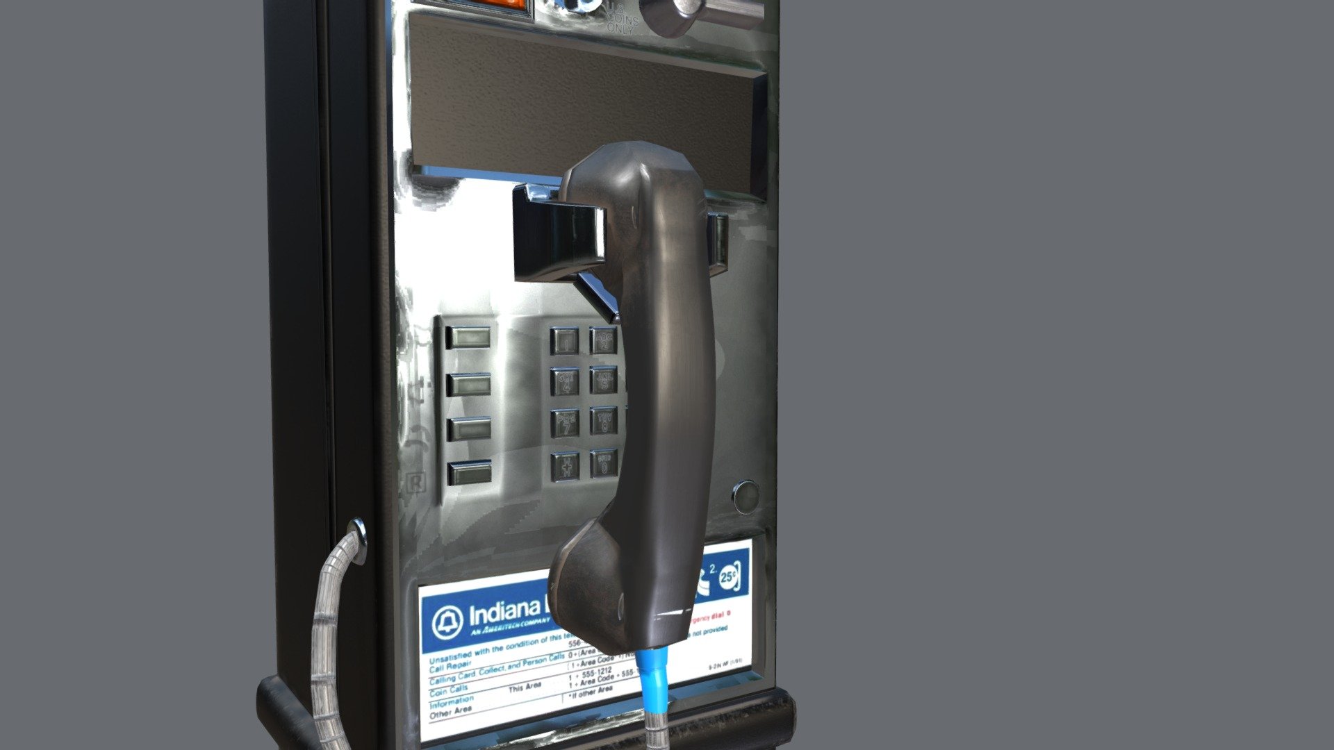 Pay Phone - 3D model by BMKlehn [65e7e23] - Sketchfab