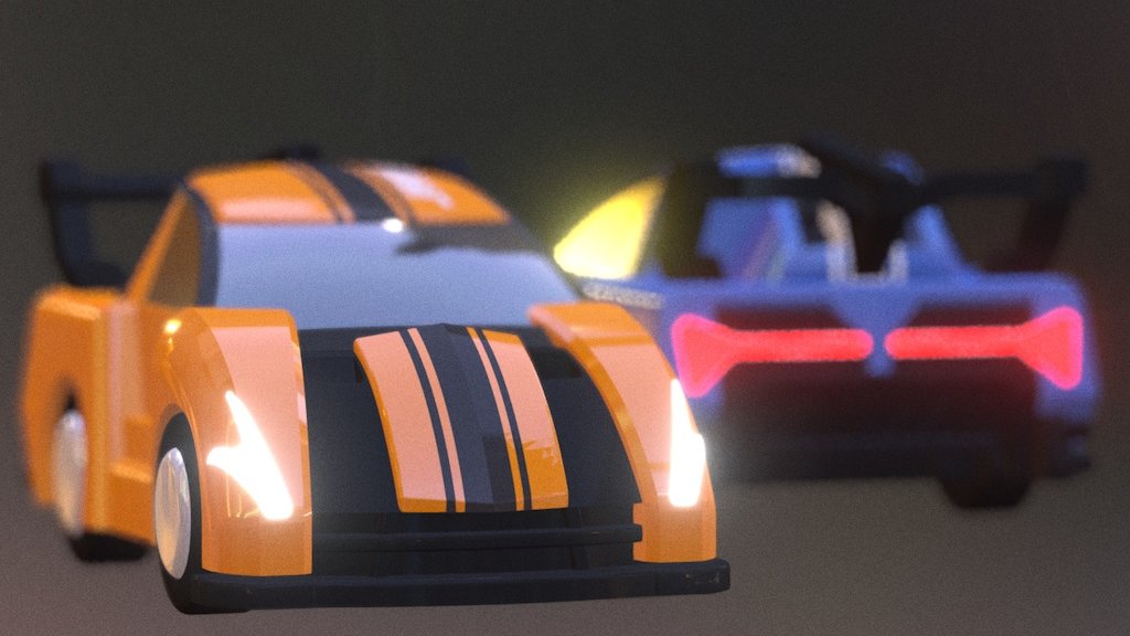 Sports Car pull-back toy - 3D model by jameschen [65eba4e] - Sketchfab