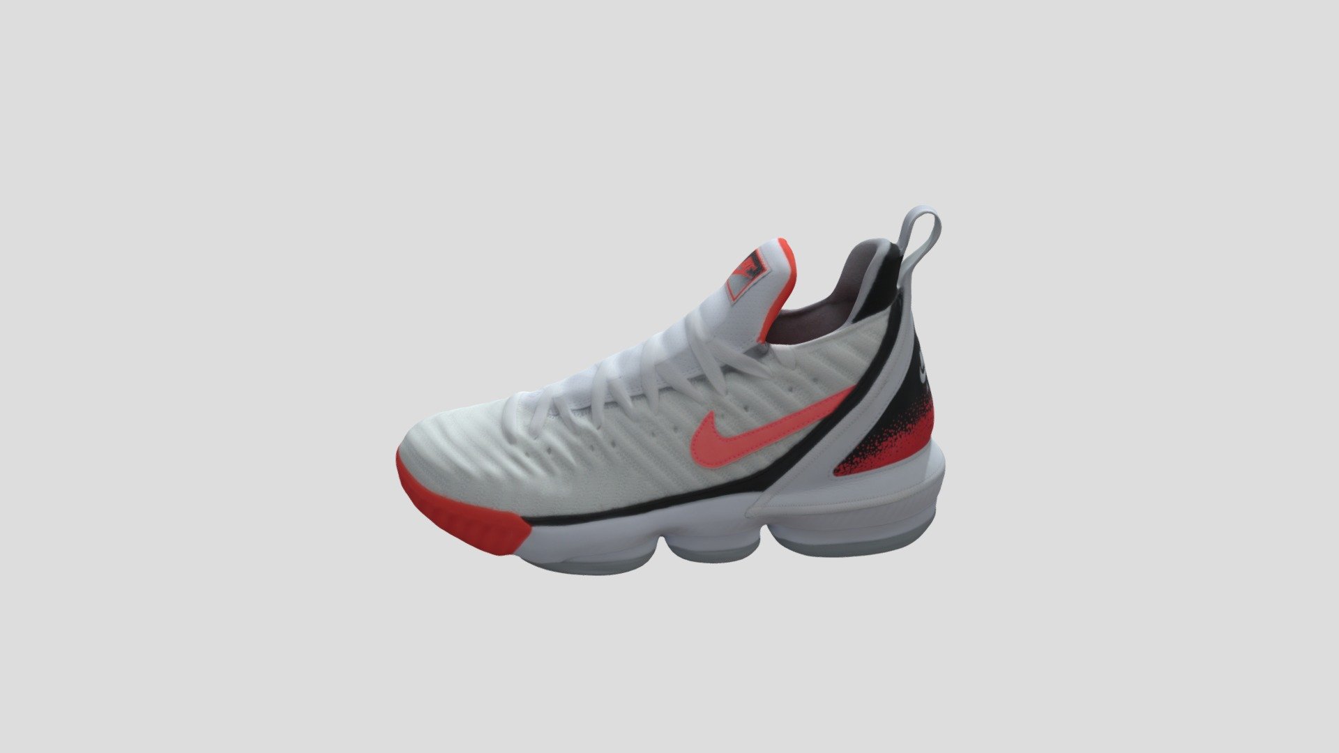 Nike LeBron 16 Hot Lava 勒布朗16 热熔岩 白粉_CI1521-100 - Buy Royalty Free 3D ...