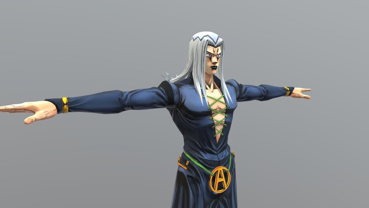 Jojosbizarreadventure-3d-model 3D models - Sketchfab