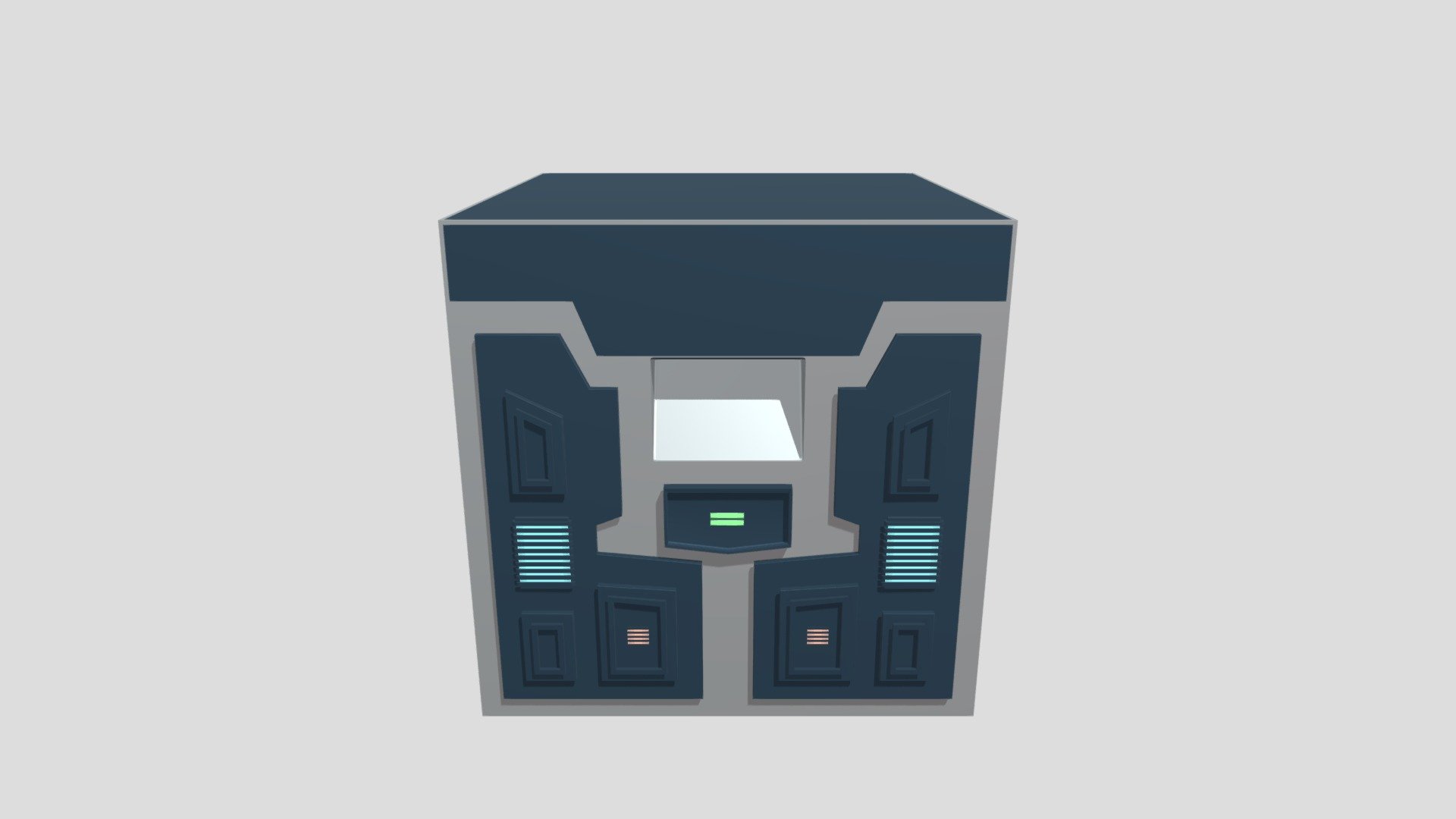 Unwilling the futuristic Sci-fi crate - 3D model by pkblender.official ...