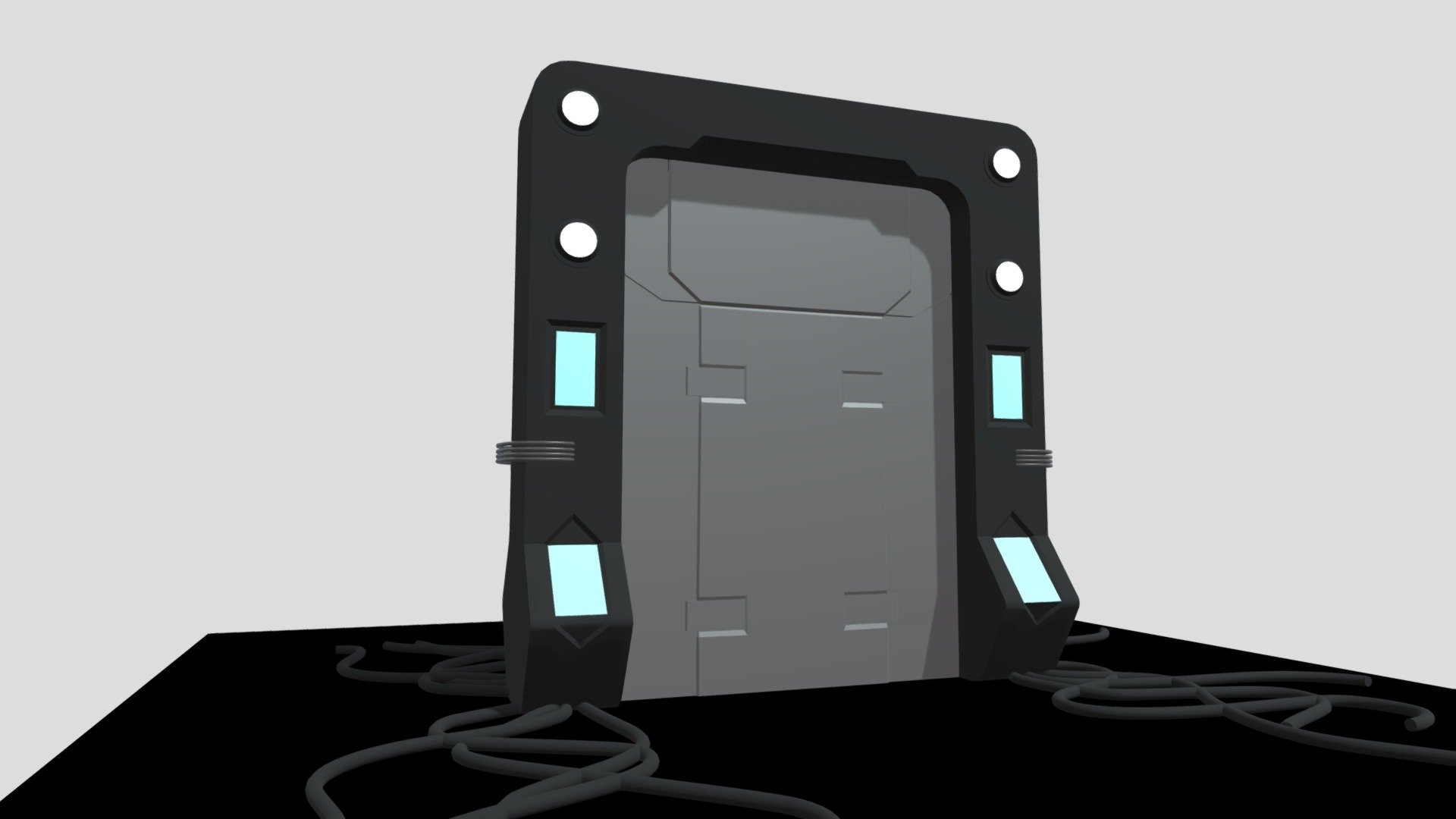 Sci-Fi Door. - Download Free 3D model by ahri (@samirabenaddi11 ...