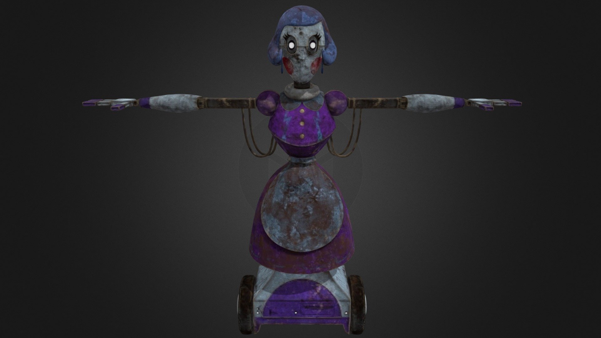 S.T.A.F.F. Nanny Bot | Security Breach - 3D model by shadow ...