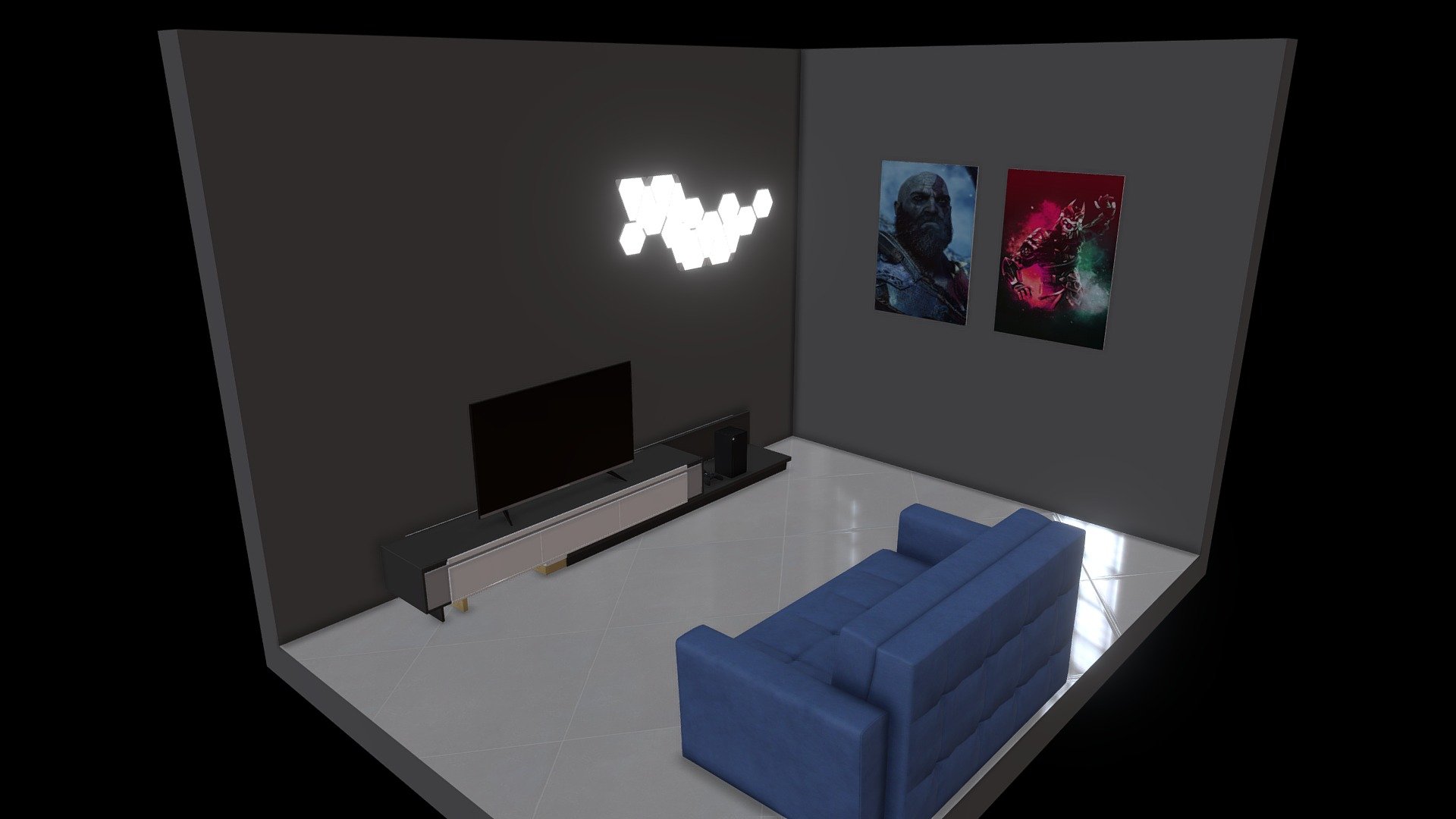 GamingRoom Xbox X - 3D model by mohammad.saeidi7 [65f57c6] - Sketchfab