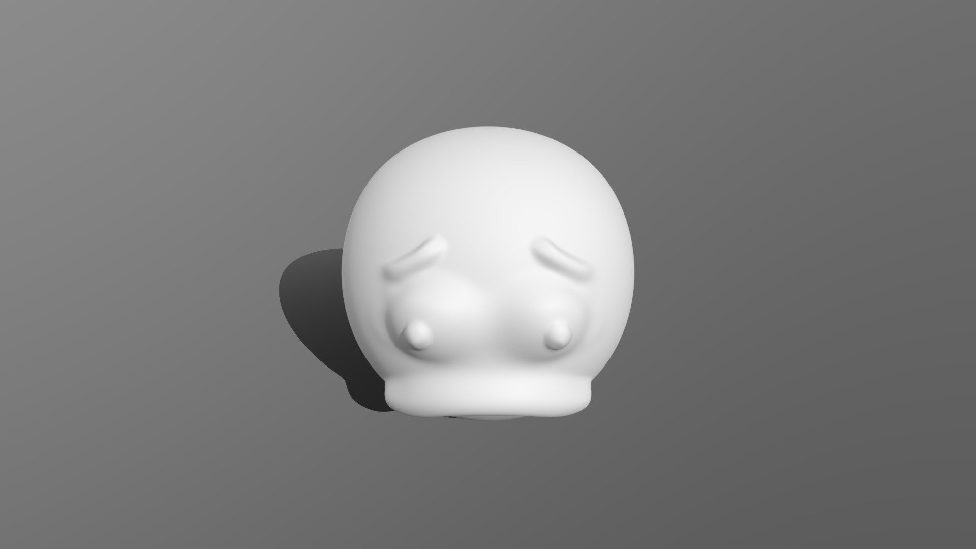 Sad face FREE 3D model (Read descp) - Download Free 3D model by ...