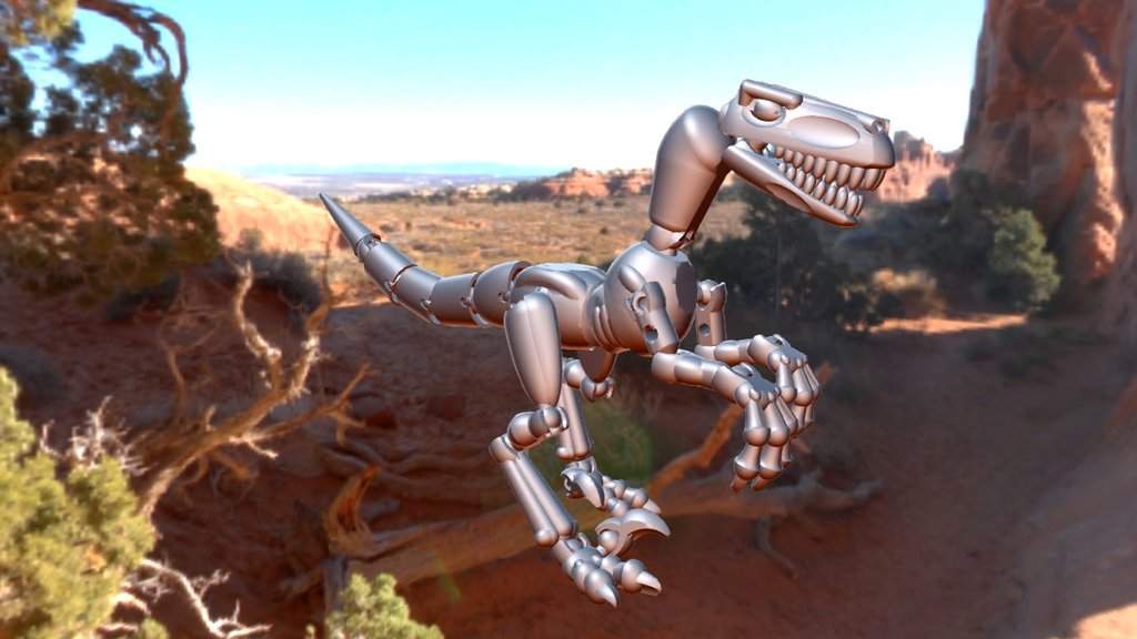 Raptor run cycle - Download Free 3D model by Tinkerplay [65f5cb8 ...