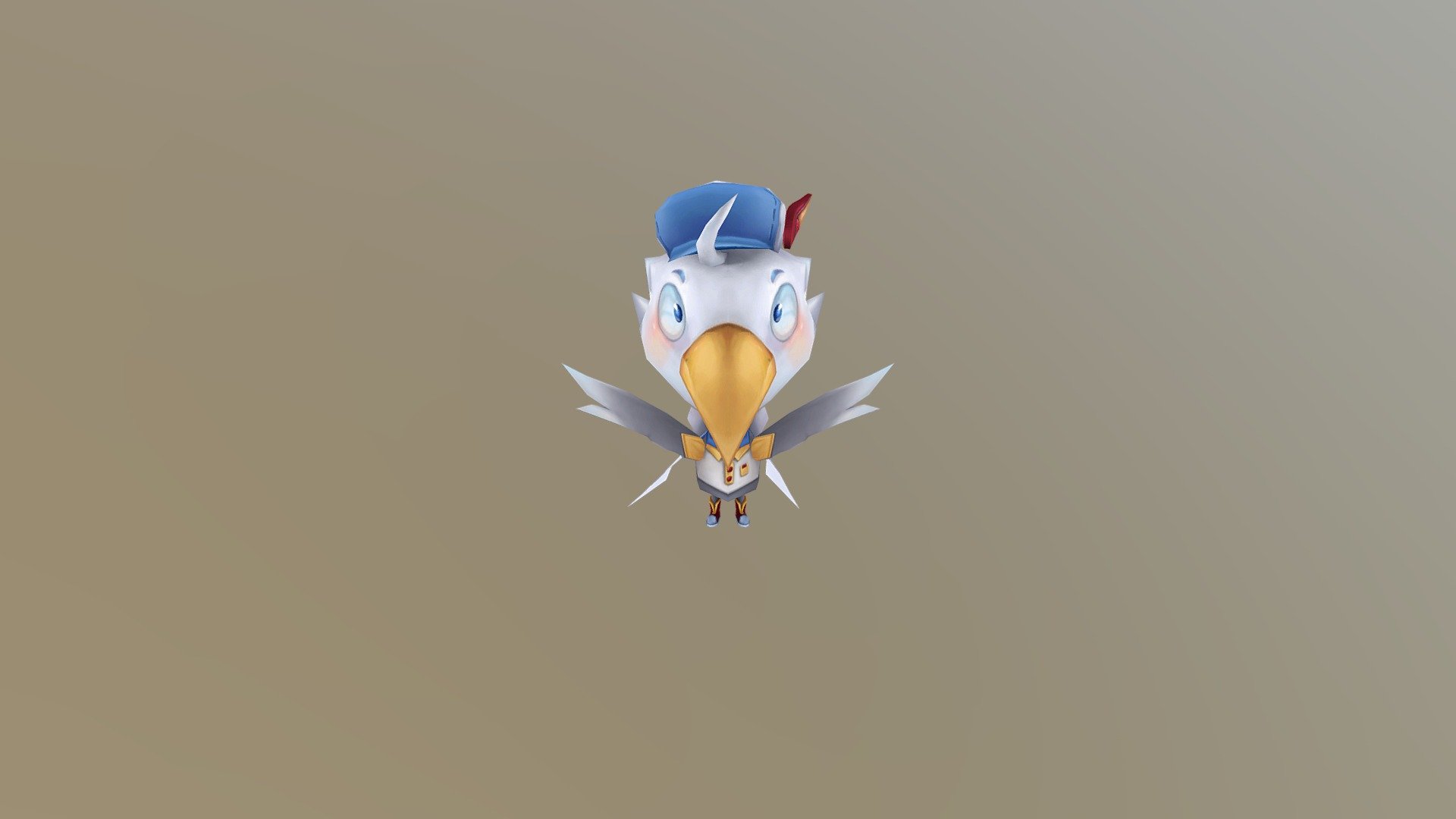 Stork Mark - 3D model by Most Popular 3D (@mark1024pl) [65f6278 ...